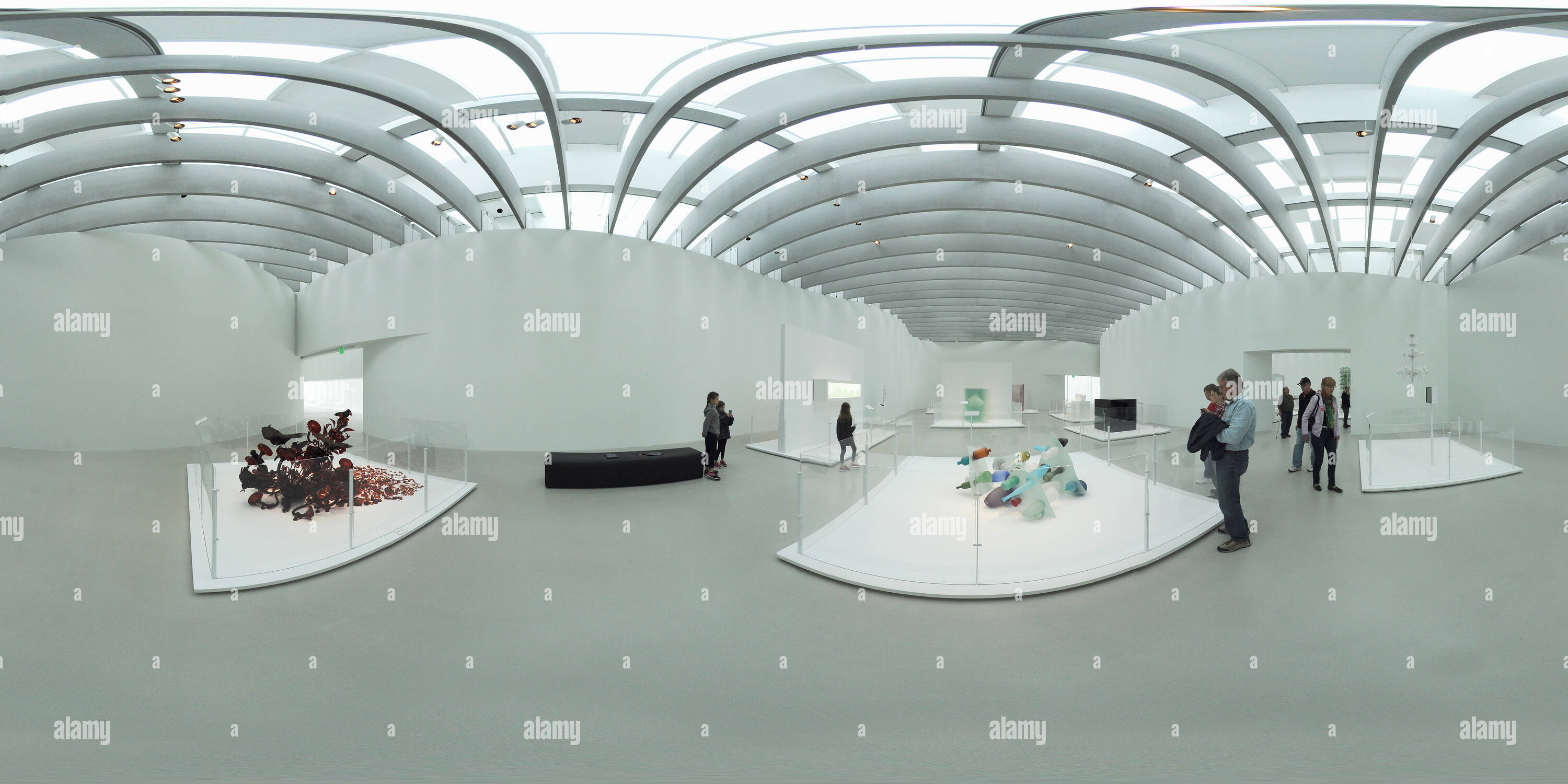 360° view of Corning Museum of Glass, Corning, New York, interior - Alamy