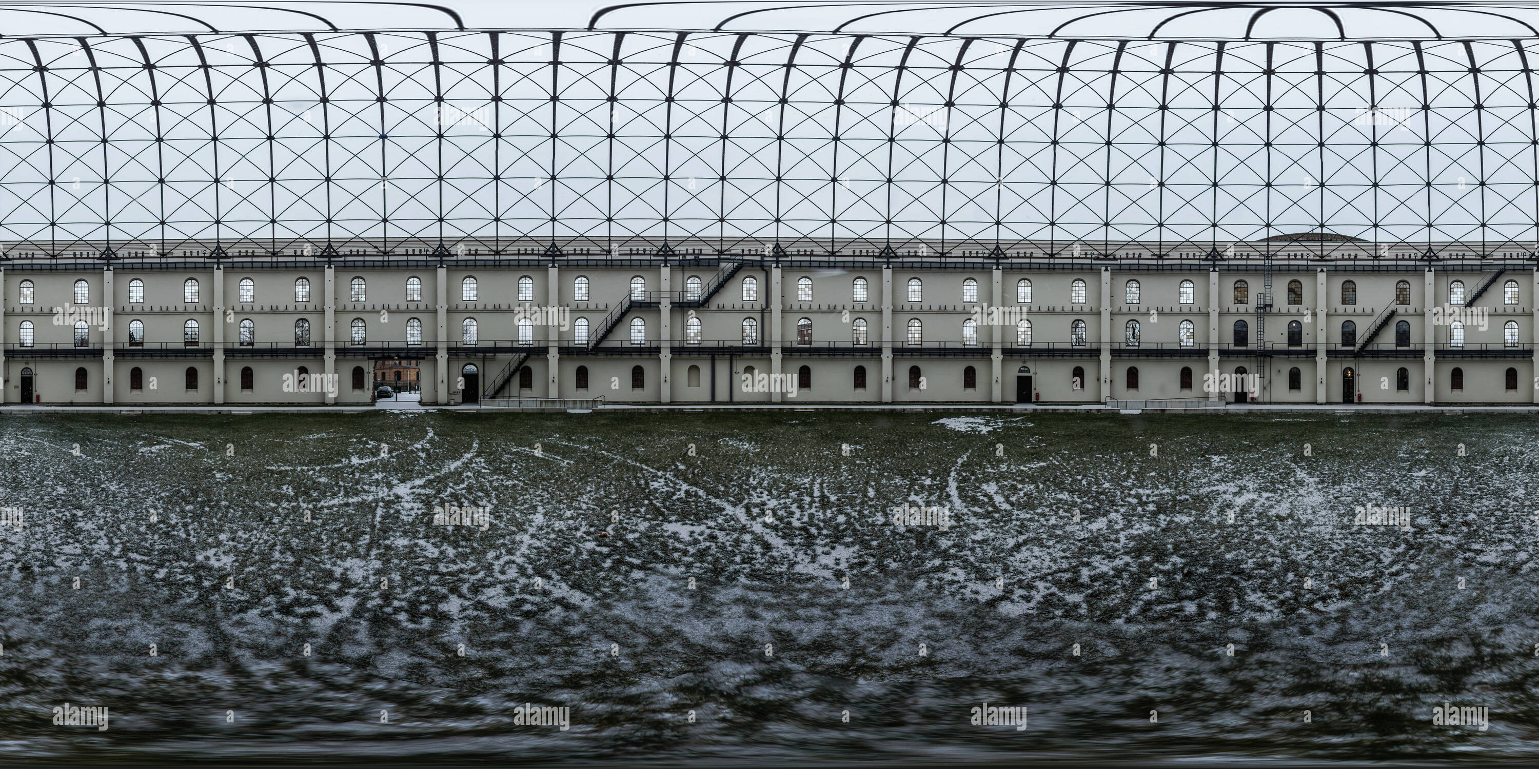 360° view of Leipzig Panometer 2 - Alamy