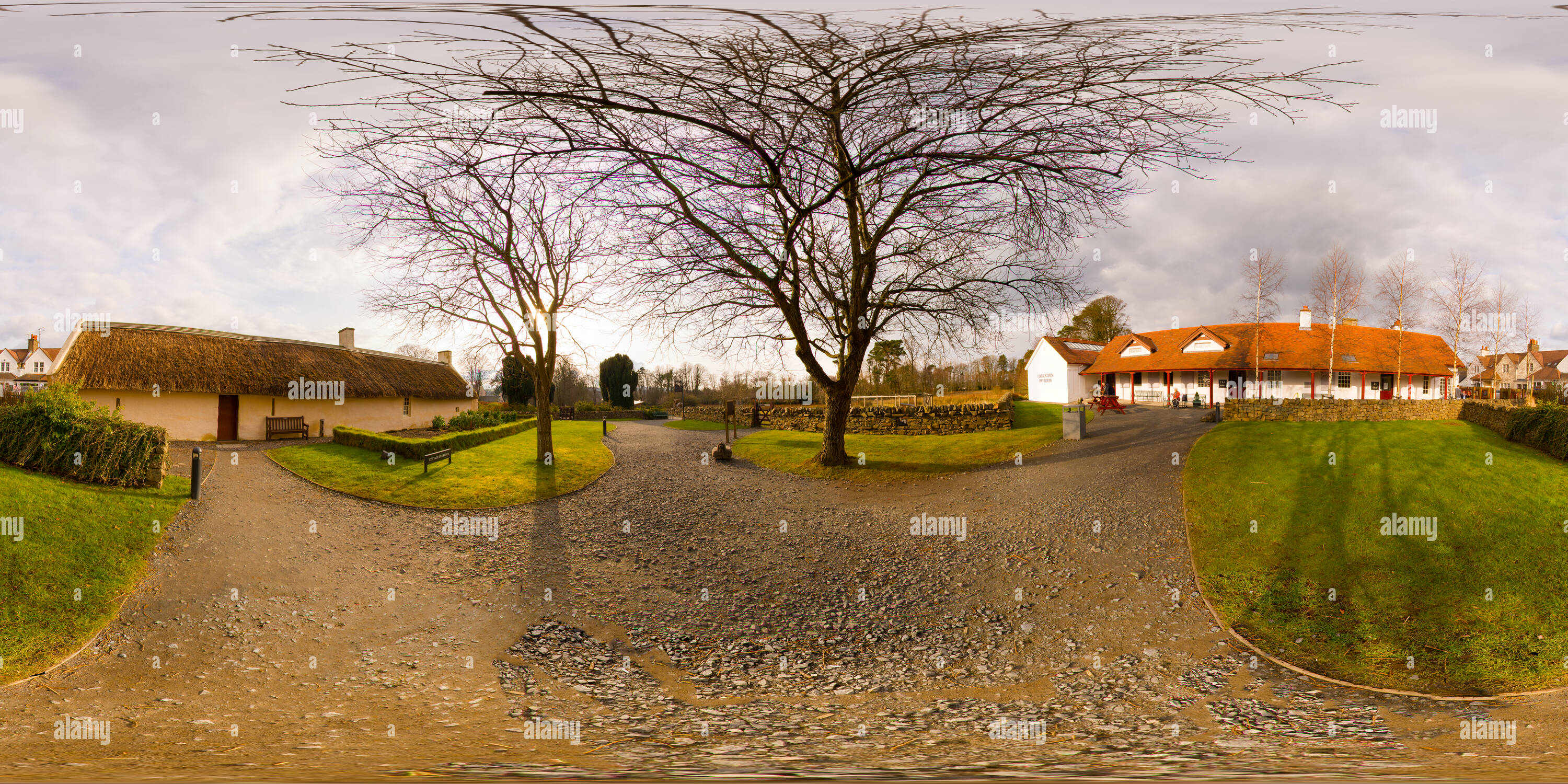 360° view of Burns Cottage Alloway Scotland - Alamy