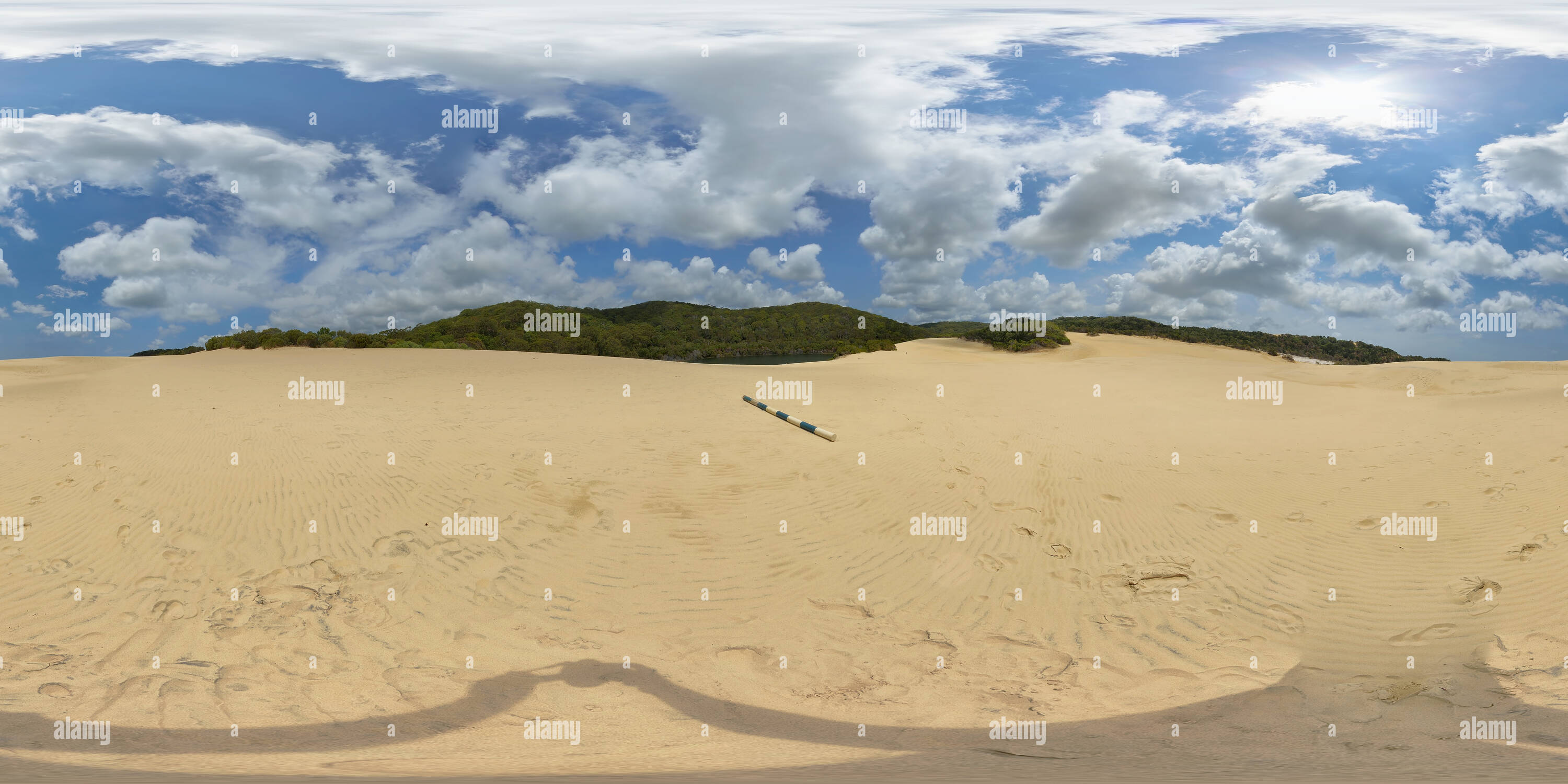360° view of On the Dunes Near Lake Wabby - Alamy