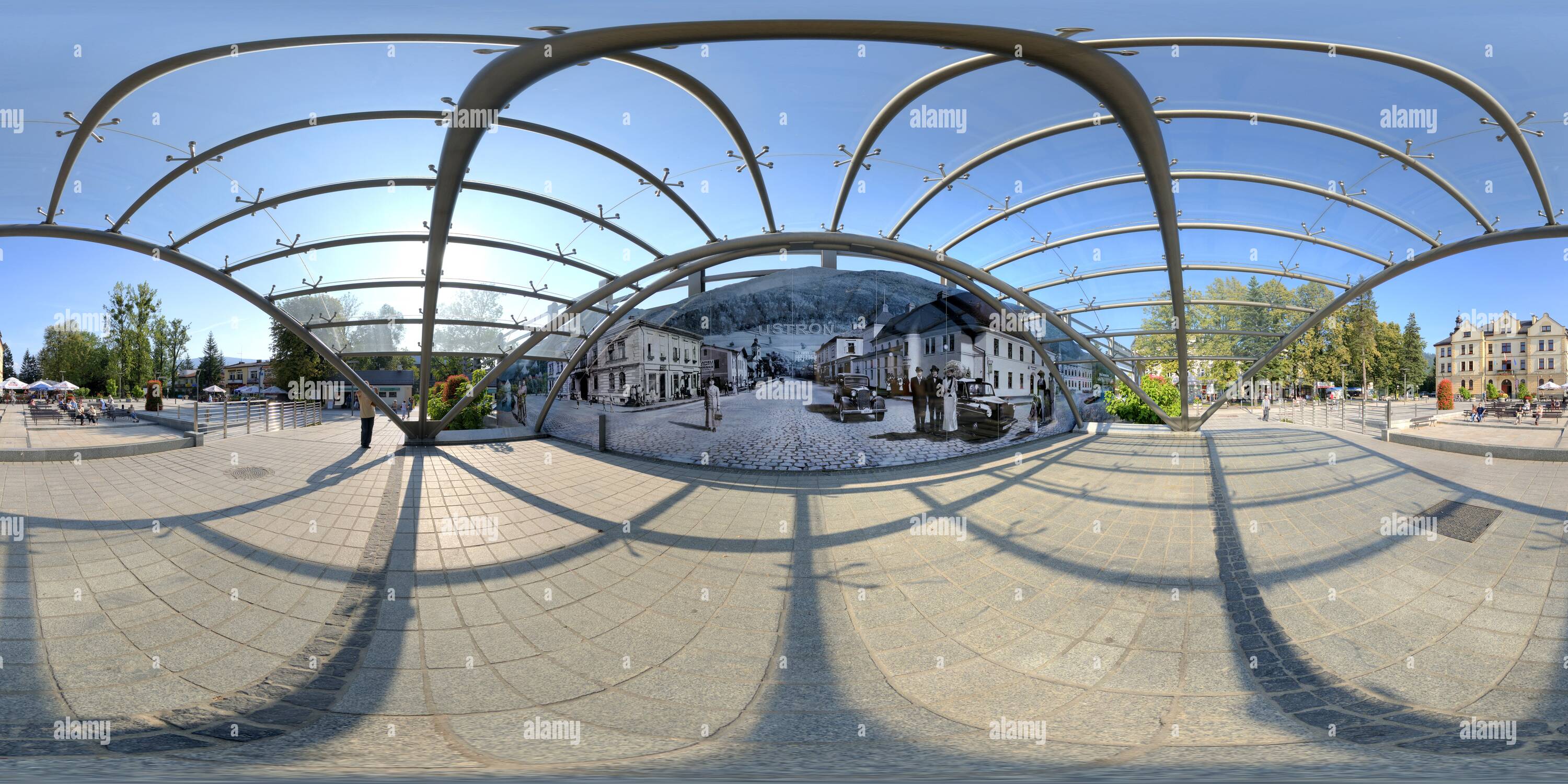 360° view of Ustroń amphitheater (2254 - Alamy