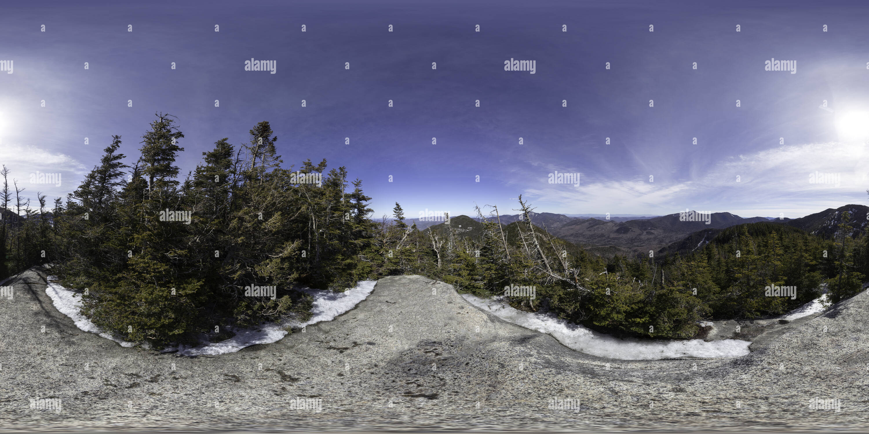 360° view of Upper Wolf Jaw Mountain - Alamy