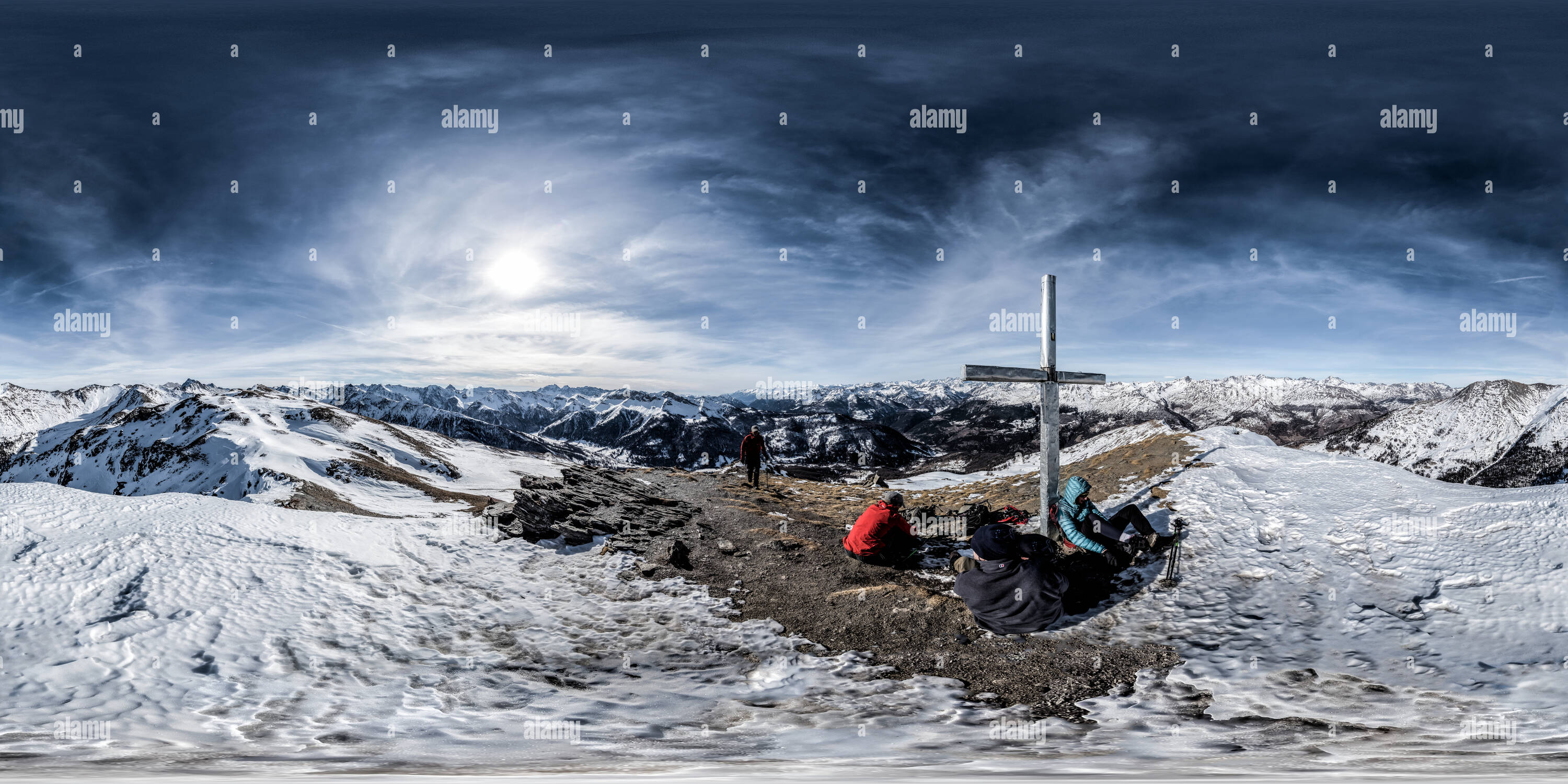 360° view of Summit Of Guardiole De L'Alp - Alamy