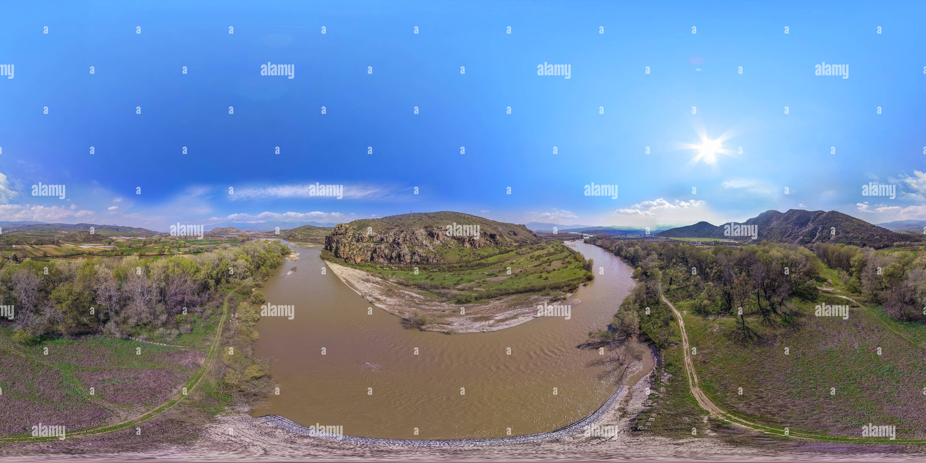 360° view of Pchelina, Rupite and Kozhuh, Bulgaria - Alamy