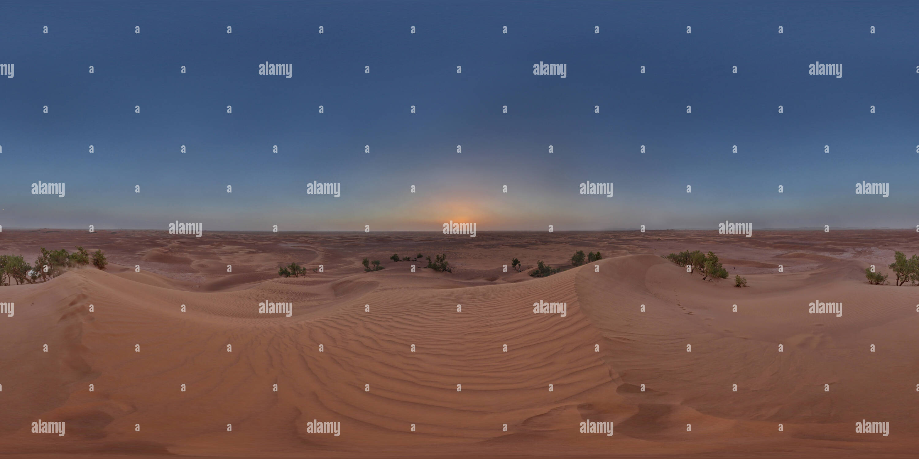 360° view of Dune in Erg Sahel - Alamy
