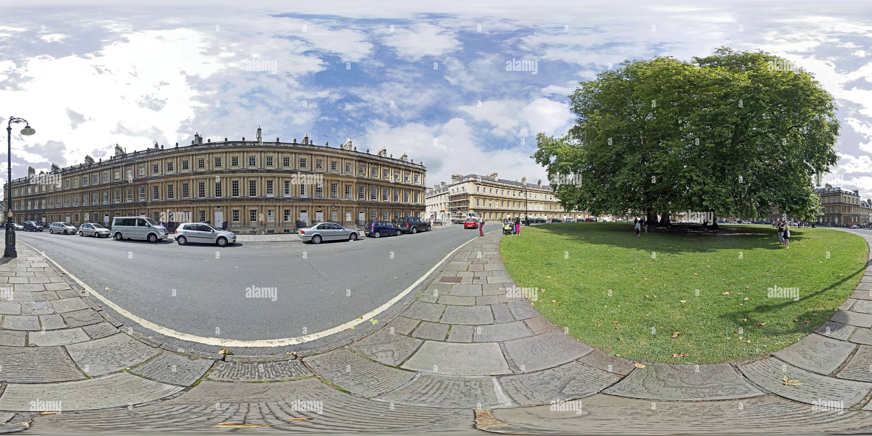 360° view of Bath, The Circus, View 1 - Alamy