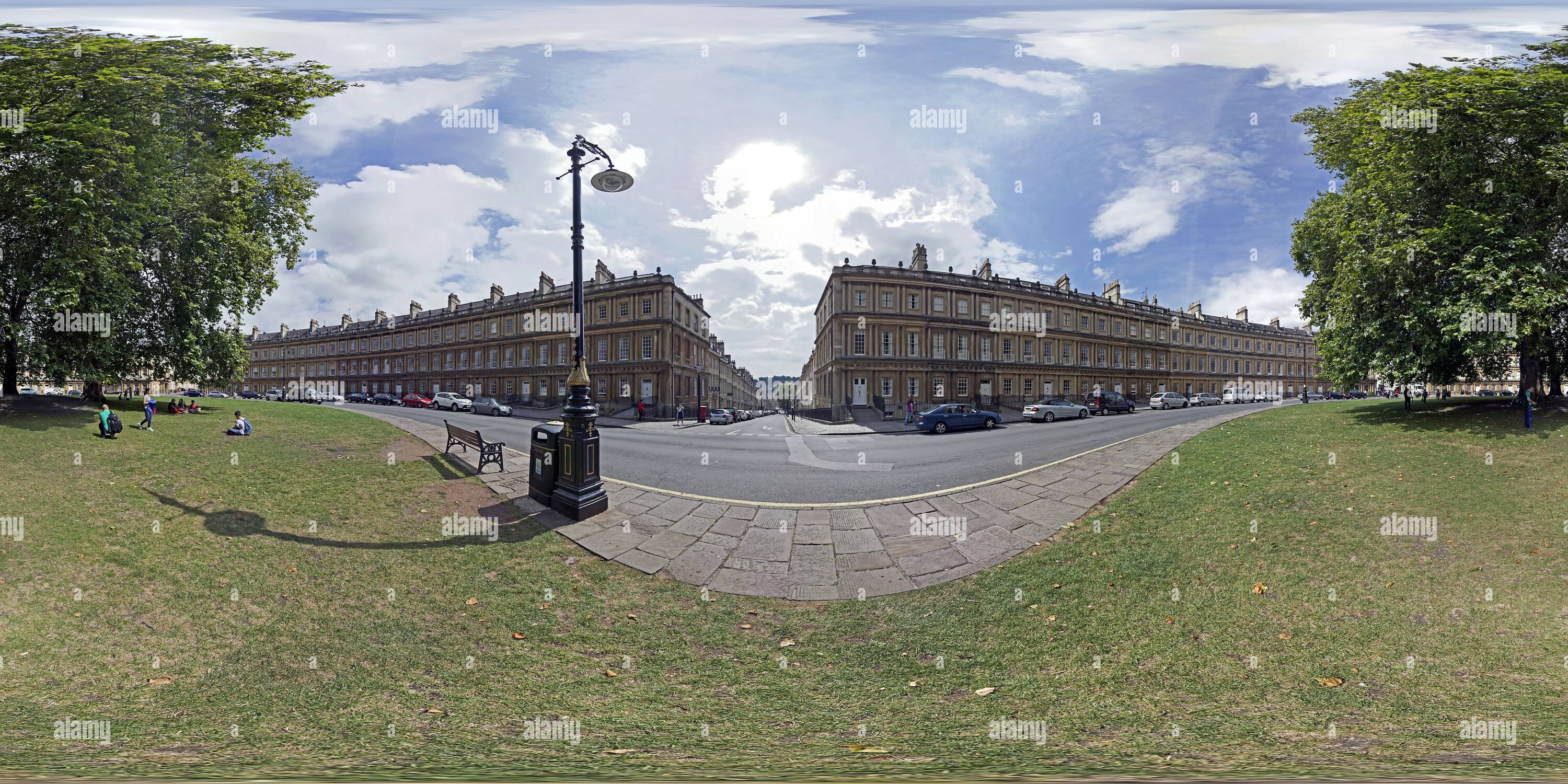 360° view of Bath, The Circus, View 3 - Alamy