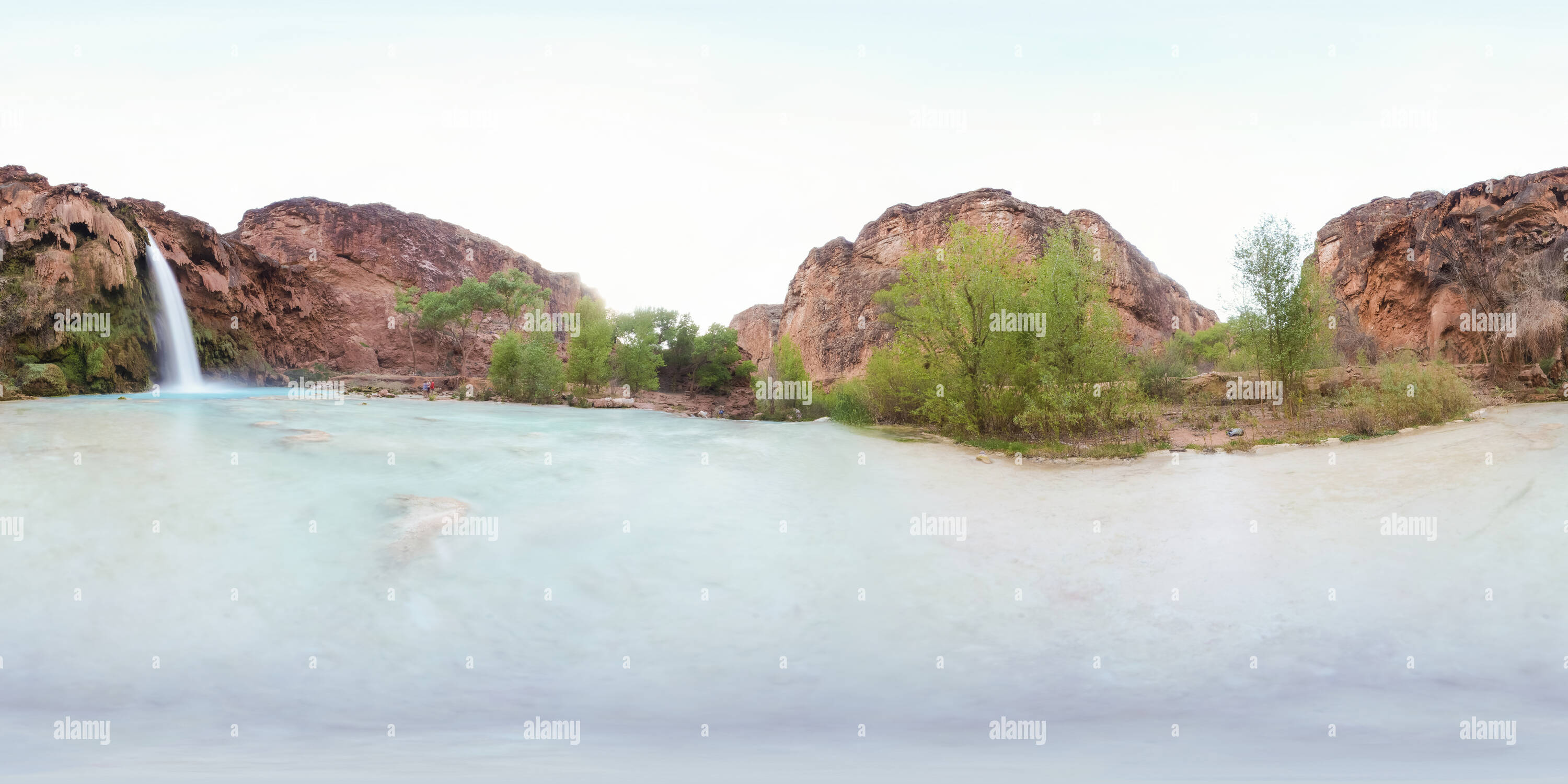 360° view of Havasu Falls, Supai AZ - Alamy