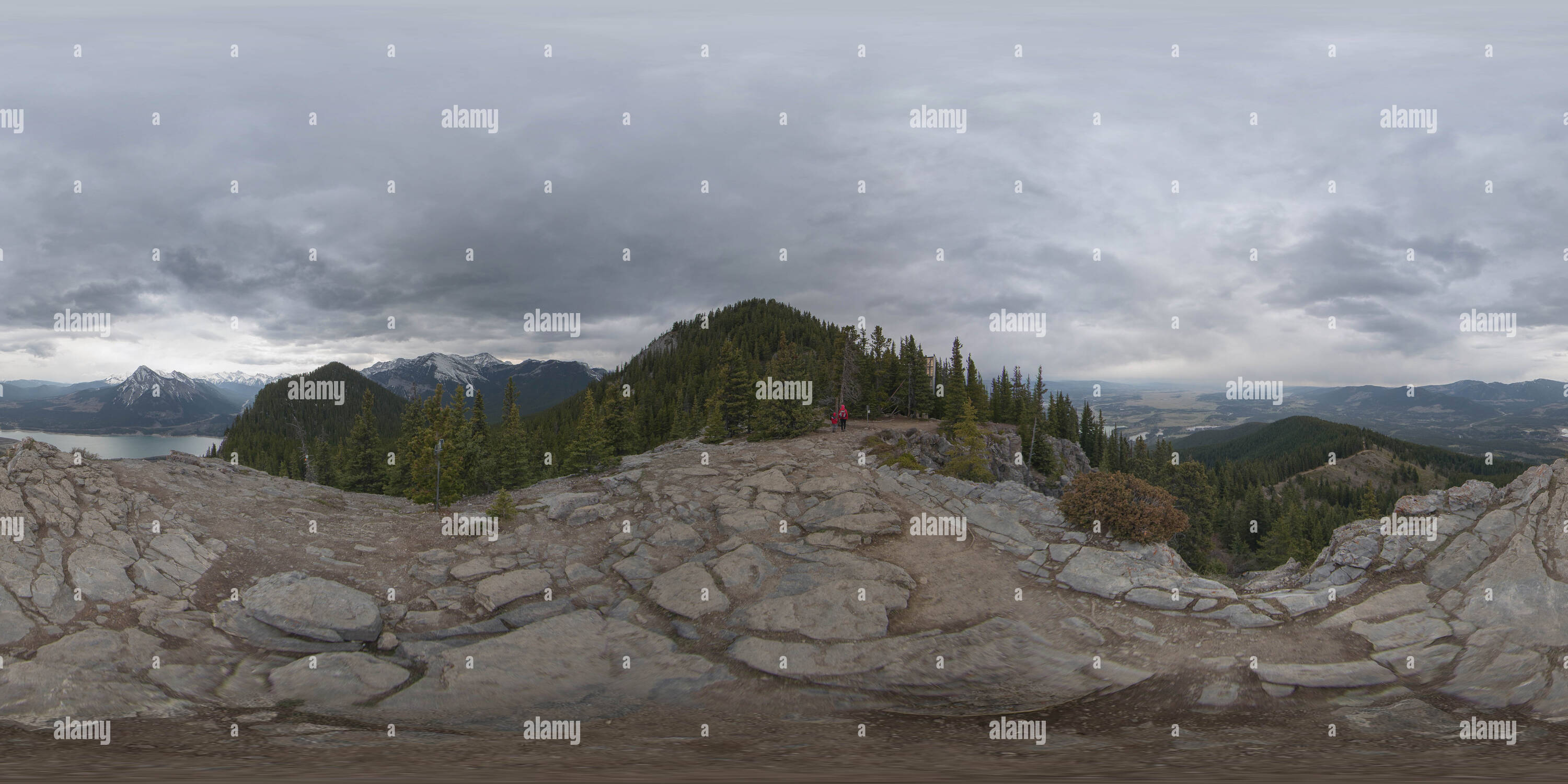 360° view of Barrier Lake, Alberta, Canada - Alamy