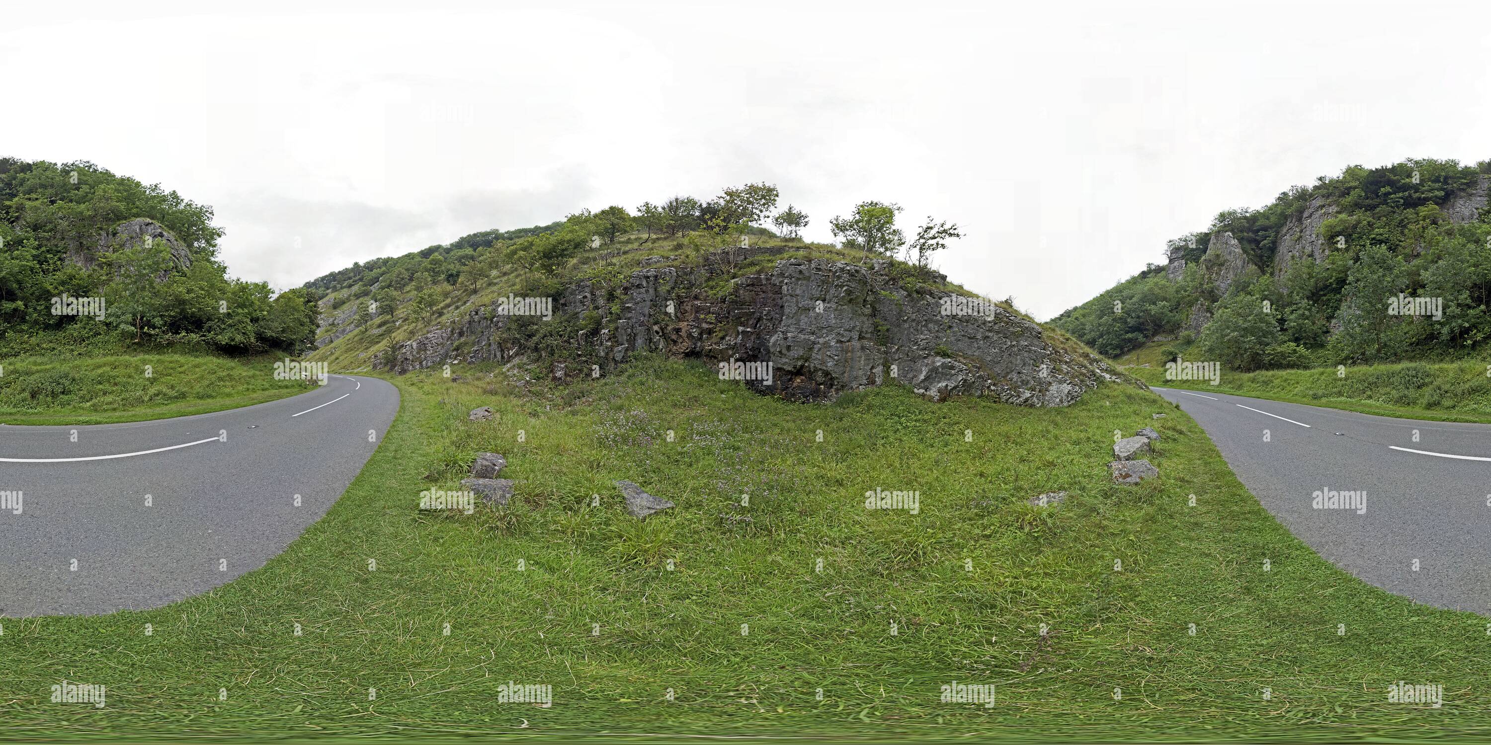360° view of Cheddar Gorge, View 2 - Alamy