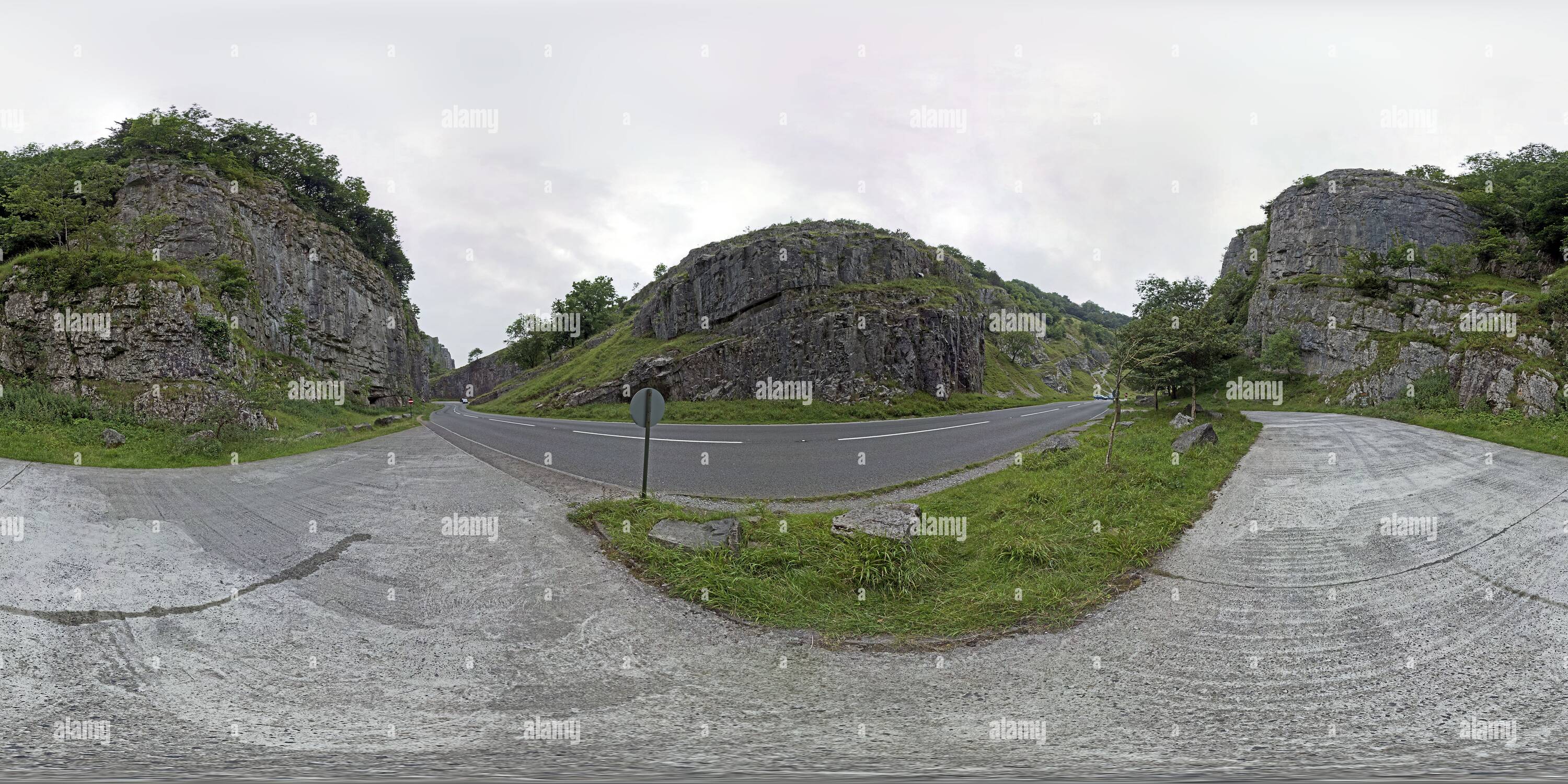 360° view of Cheddar Gorge, View 3 - Alamy