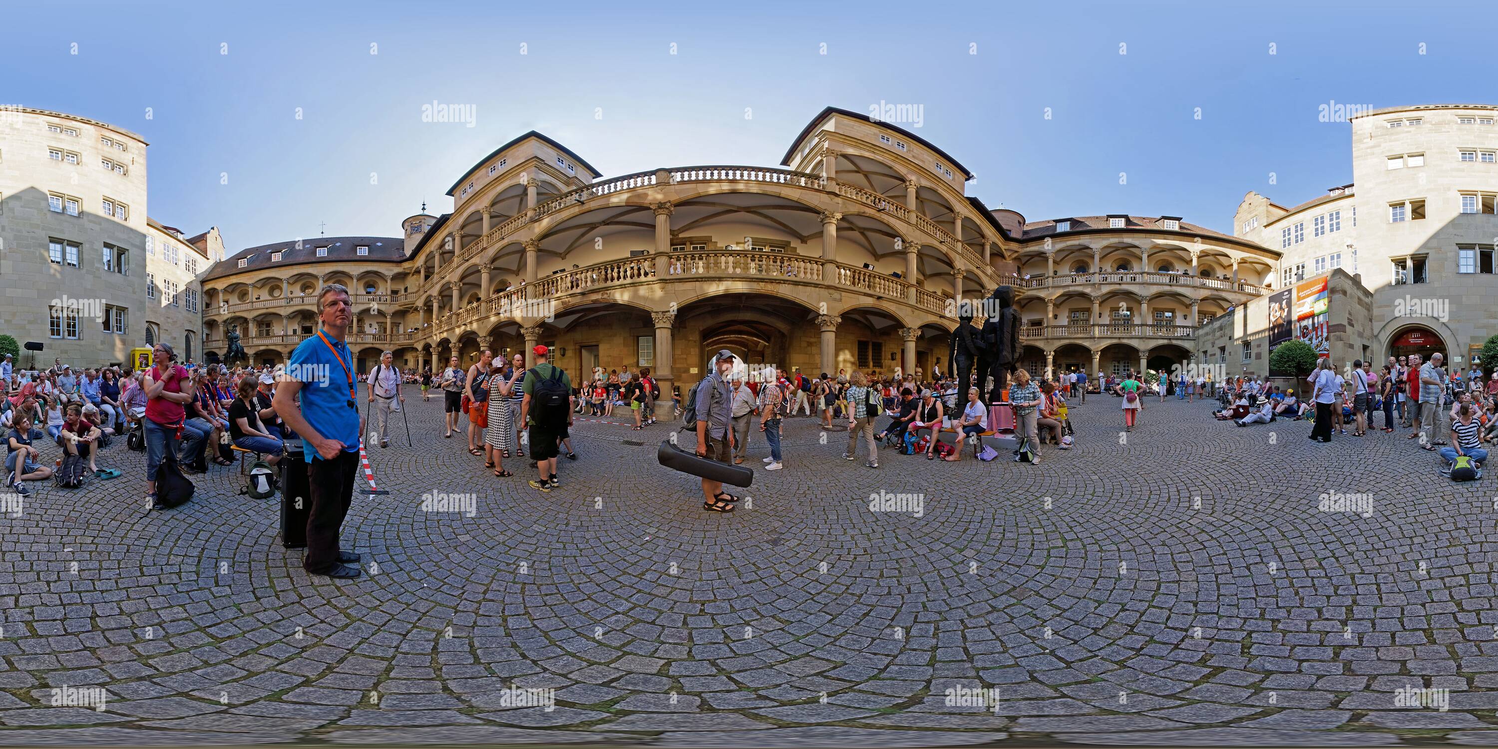 360° view of 35. Deutscher Evangelischer Kirchentag, Old Castle, Patio ...