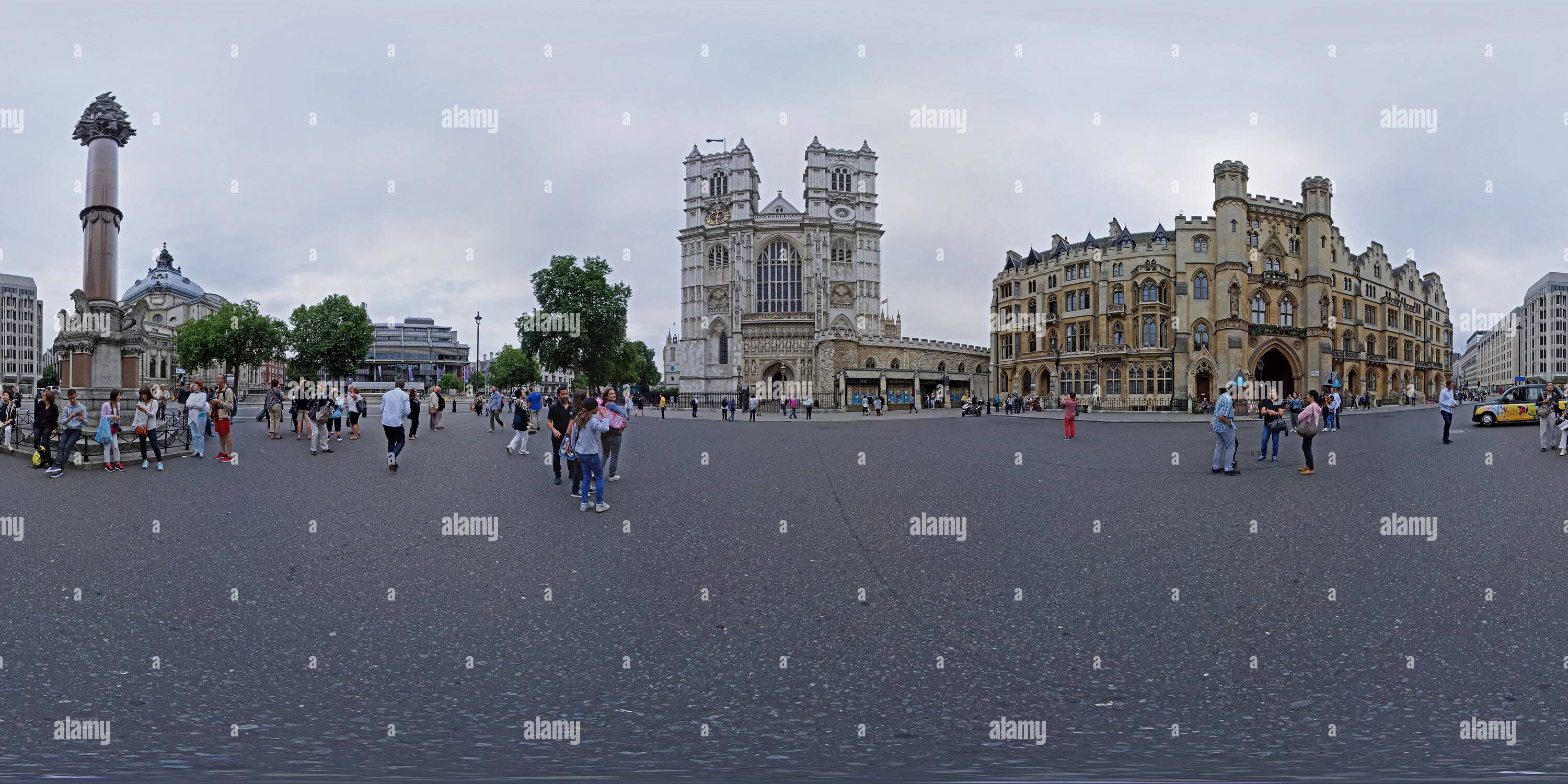 360° view of London,Westminster Abbey, Western Side - Alamy