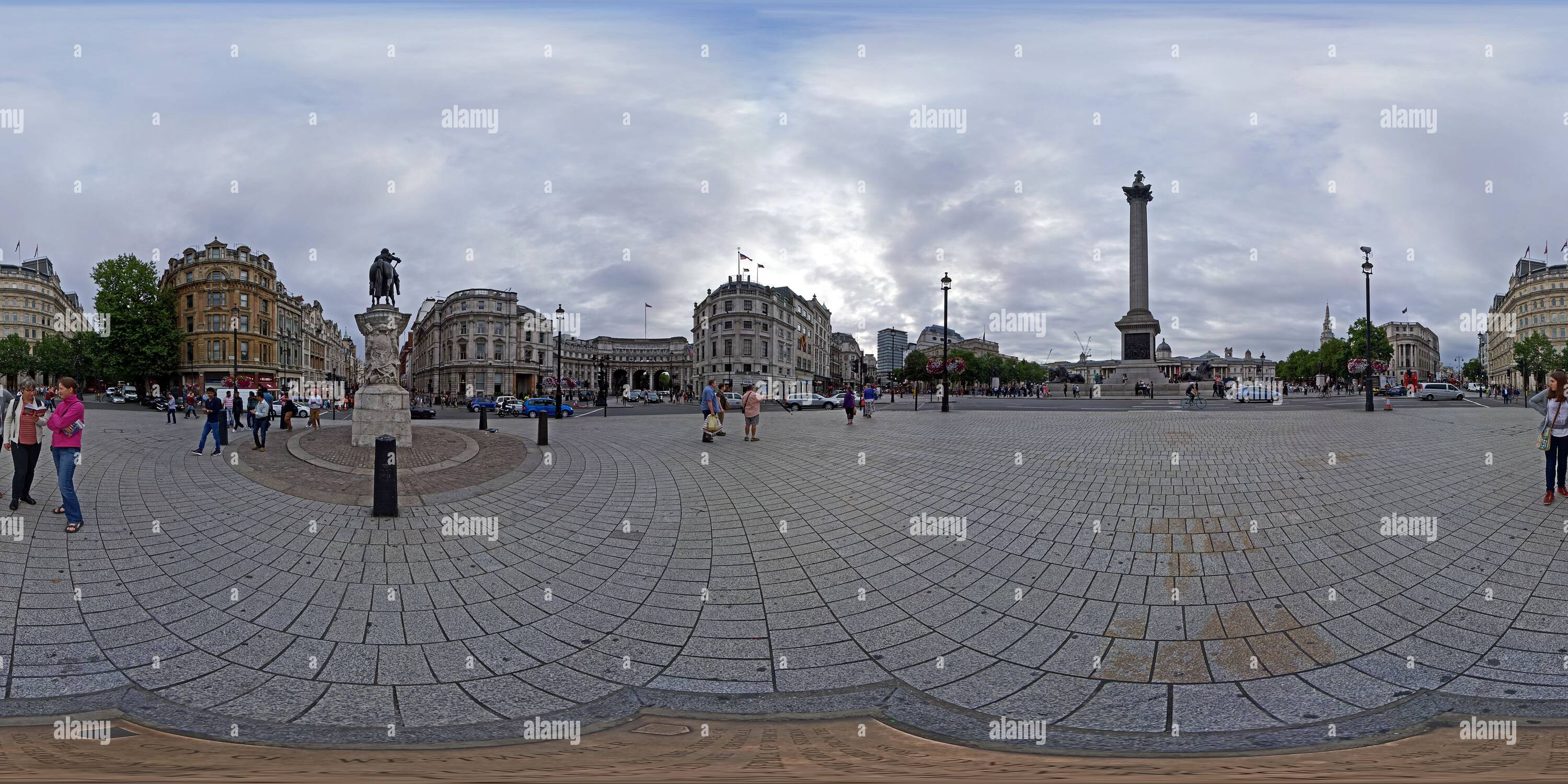360° view of London,Trafalgar Square, View 1 - Alamy