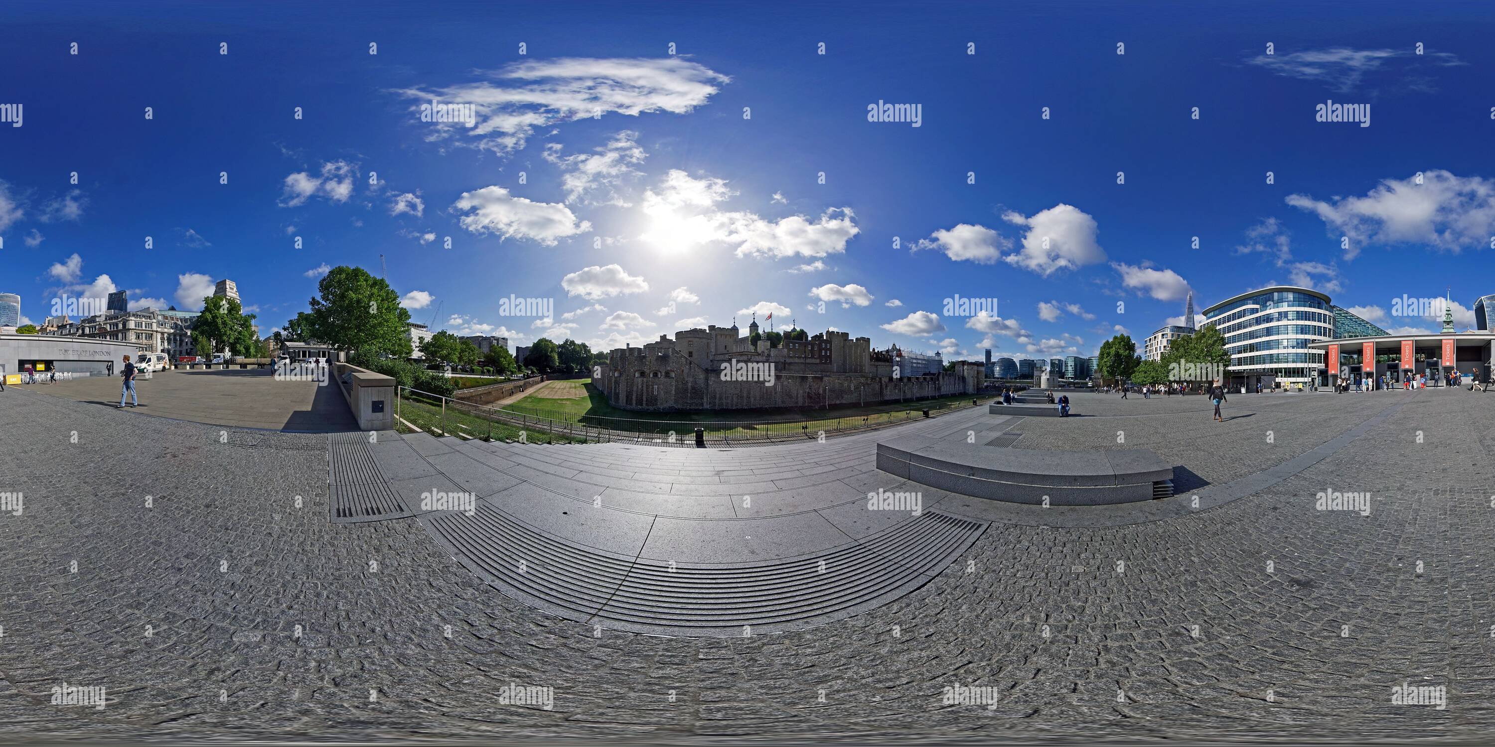 360° view of London, The Tower, View 1 - Alamy