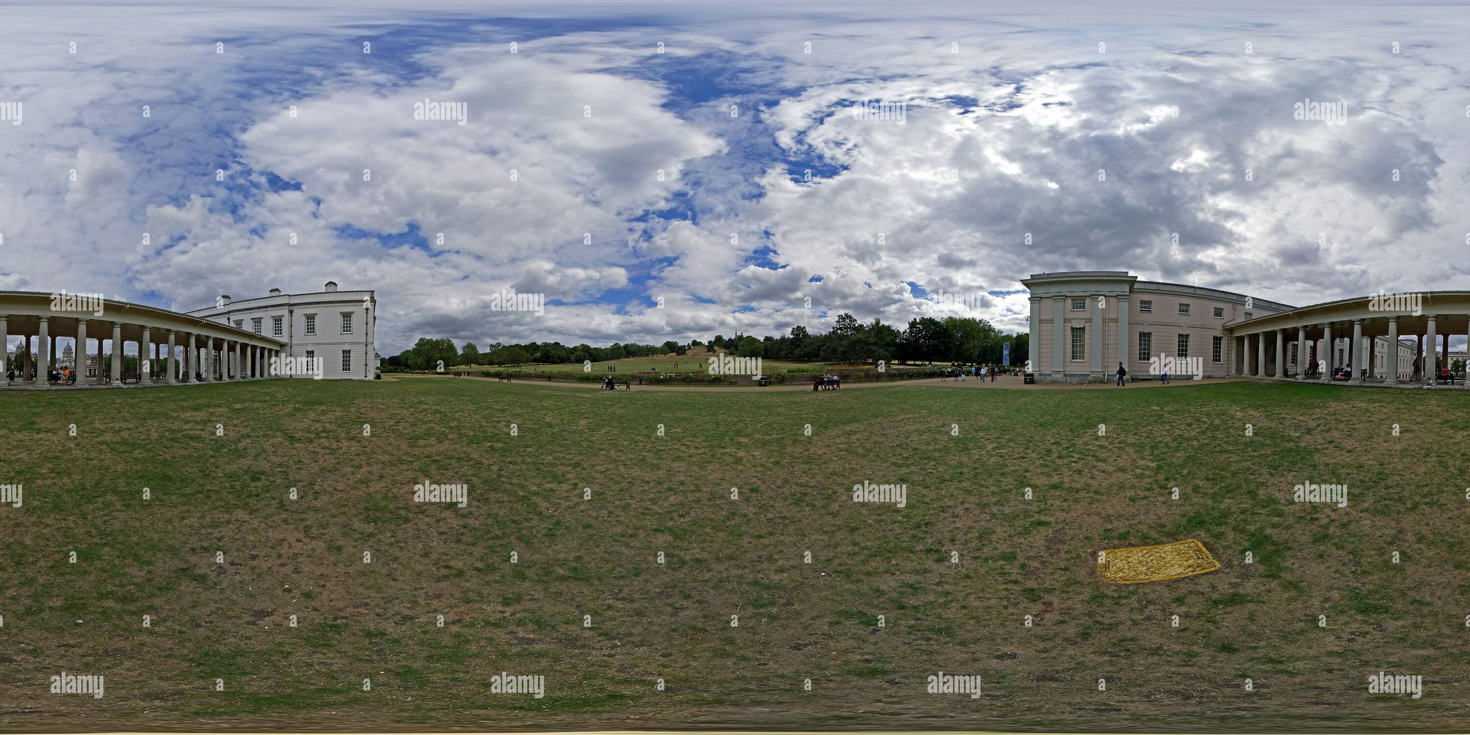 360° view of London, Greenwich, Queen's House, Royal Observatory - Alamy
