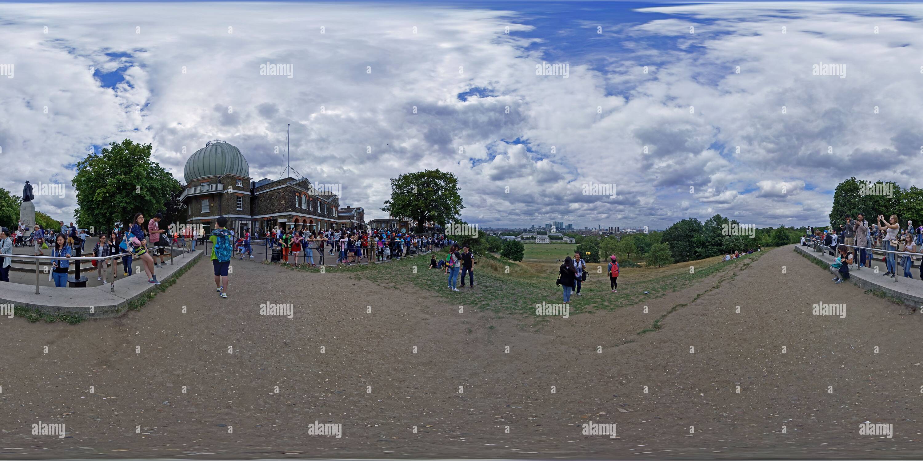 360° view of London, Greenwich, Royal Observatory, View 1 - Alamy