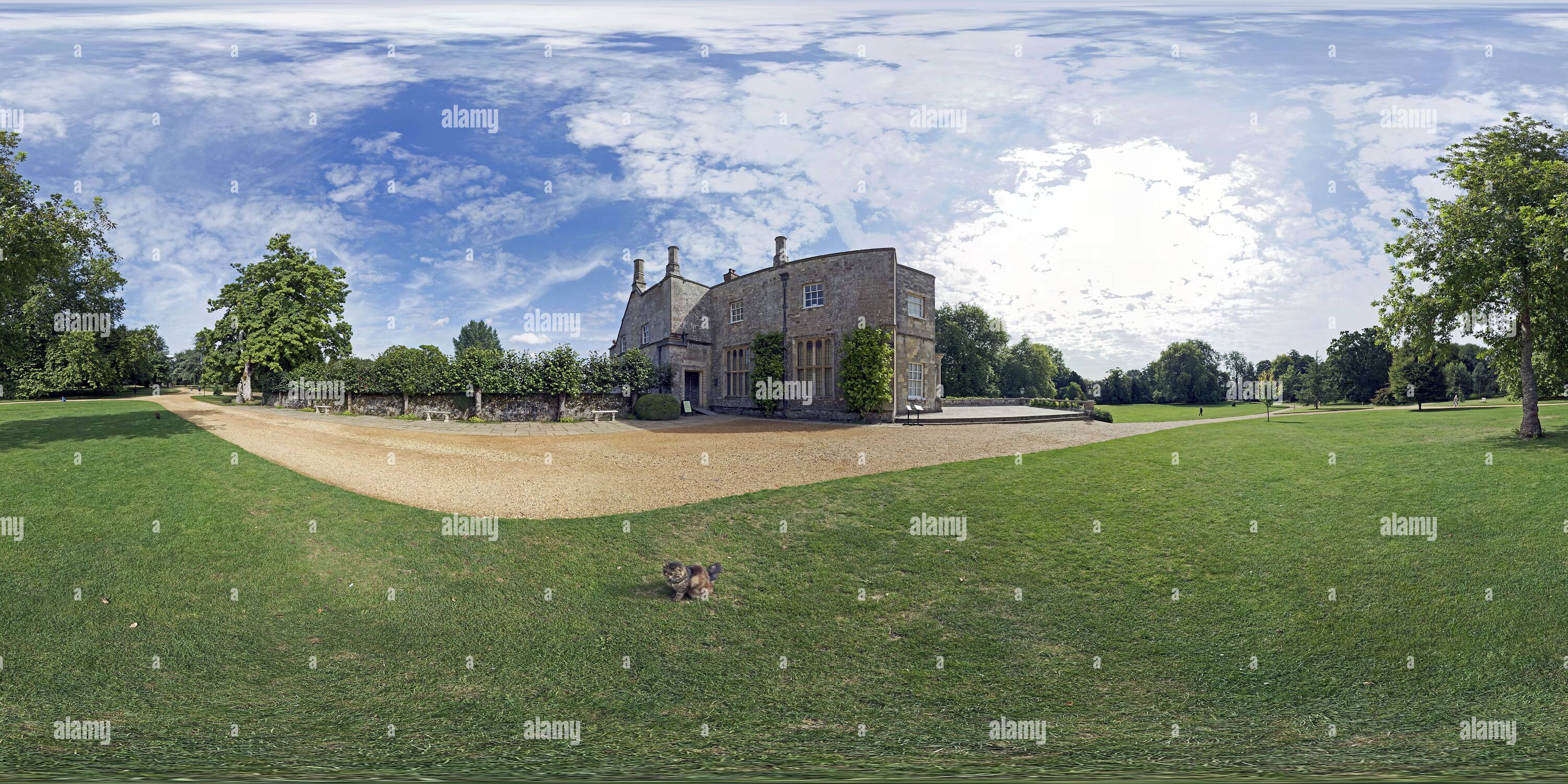360° view of Mottisfont Abbey, Near Cellarium - Alamy