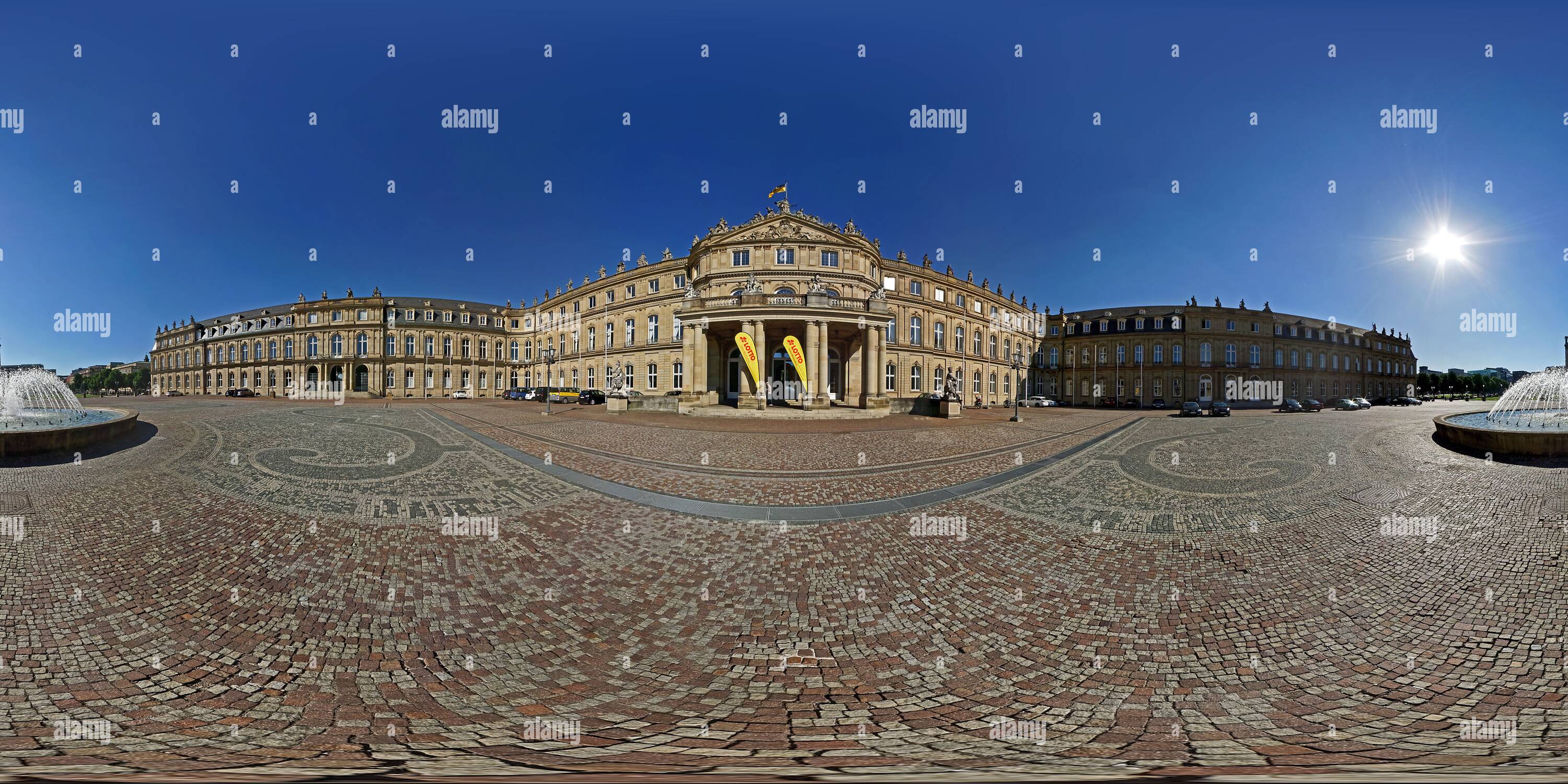 360° view of Stuttgart, New Castle, View 3 - Alamy