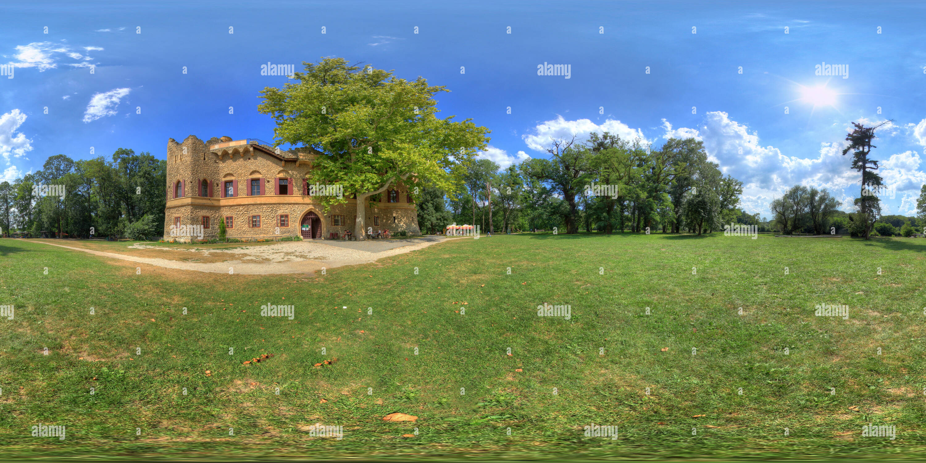 360° view of Janohrad (Johnś castle) (124 - Alamy