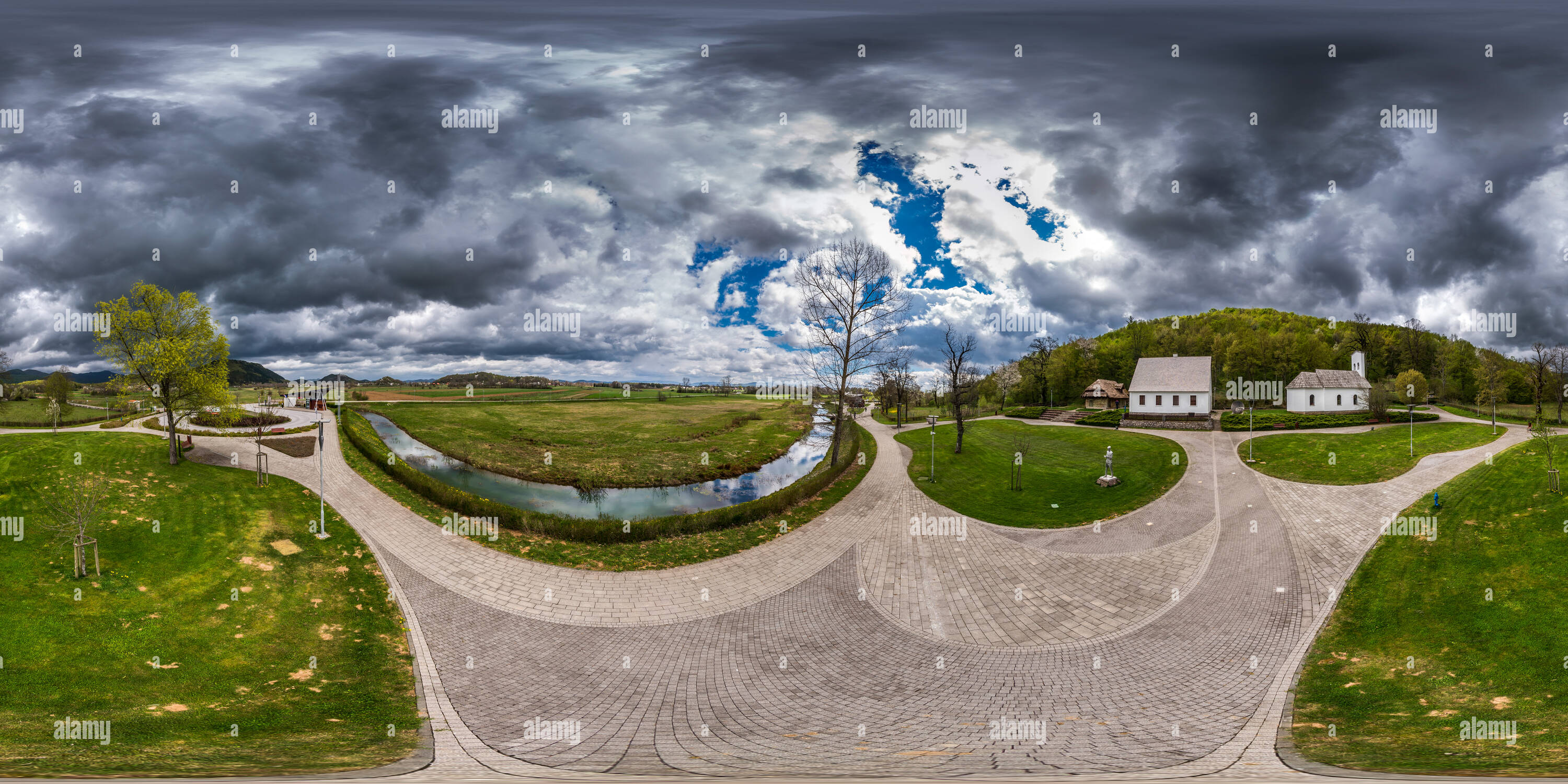 360° view of Nikola Tesla Memorial Centre, Smiljan, Croatia, 2016 - Alamy