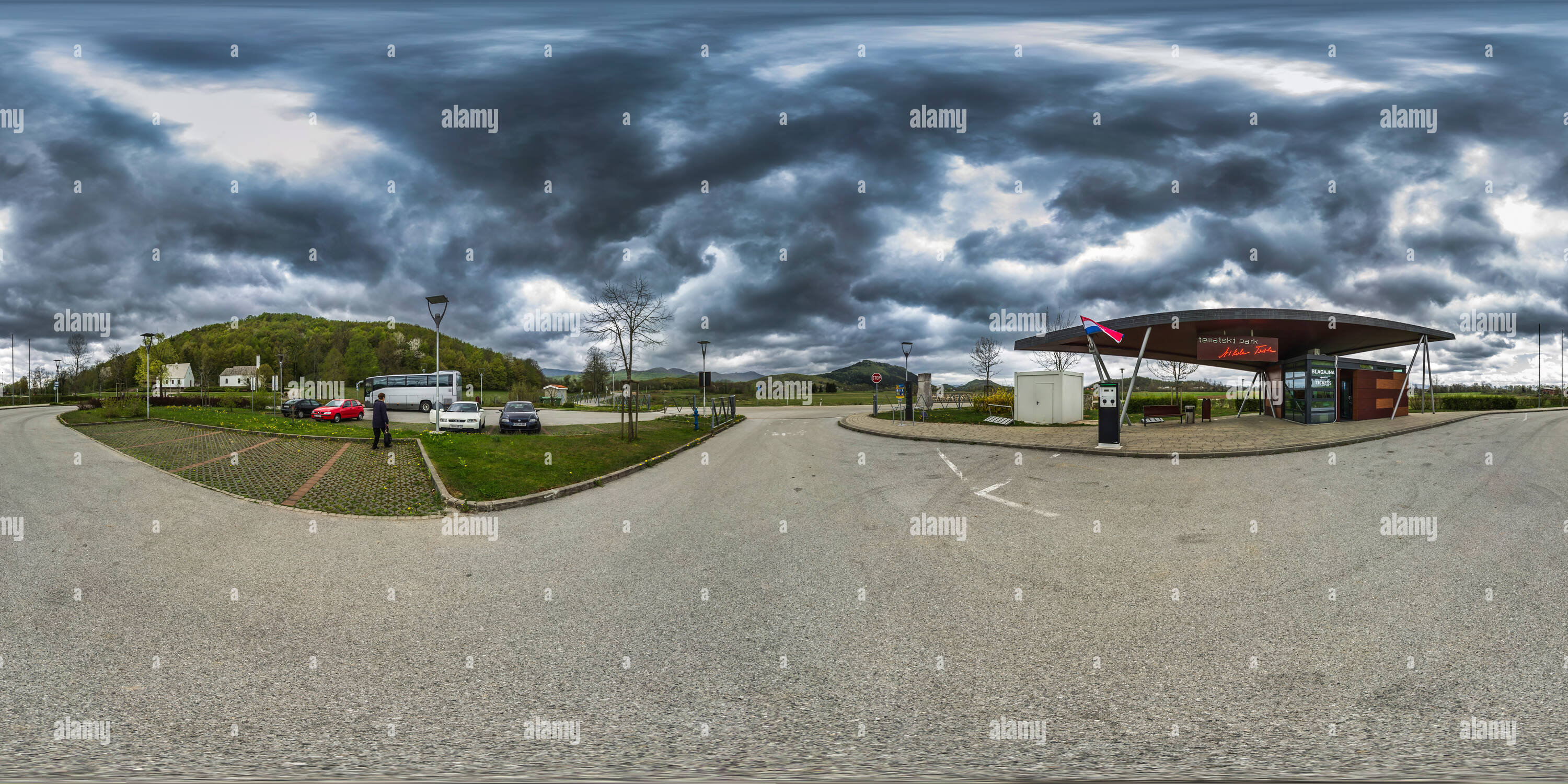 360° view of Nikola Tesla Memorial Centre, Smiljan, Croatia, 2016 - Alamy