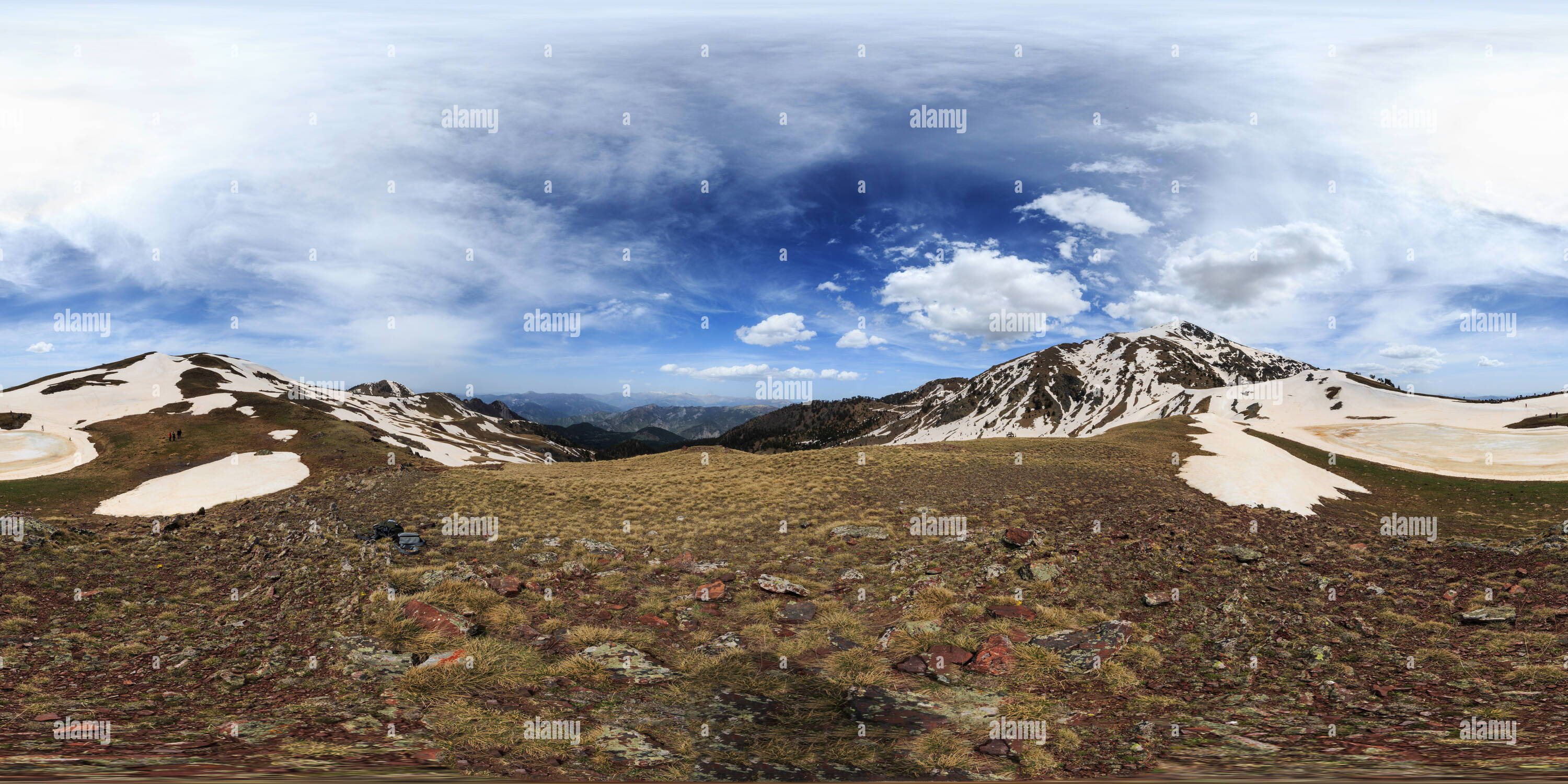 360° view of View from Smolikas alpic lake - Alamy