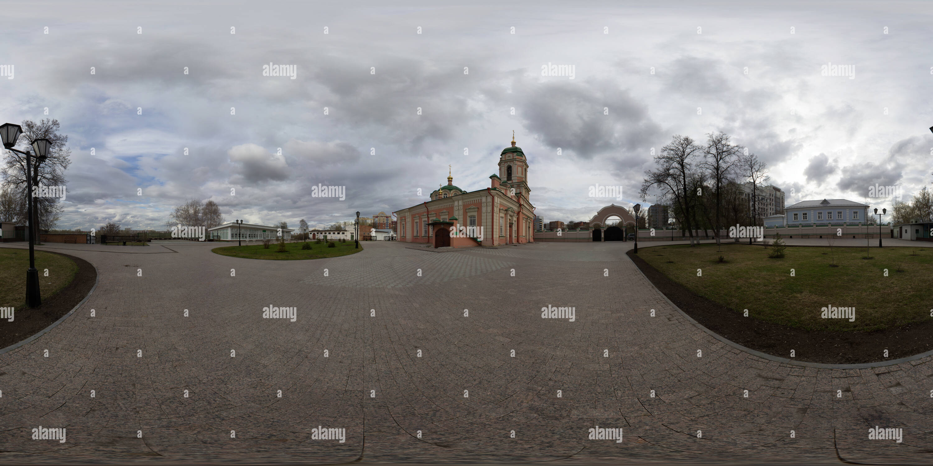 360° view of Ilyinsky women's monastery - Alamy