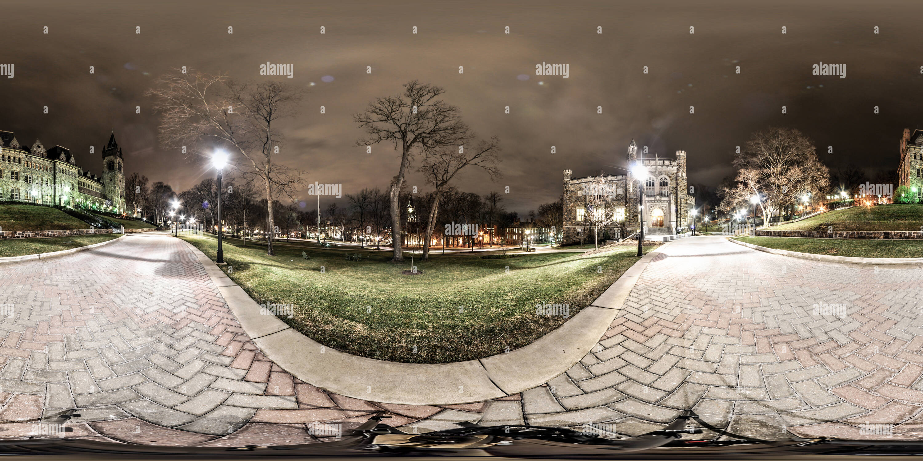 360° view of Lehigh University UC/Linderman Library - Alamy