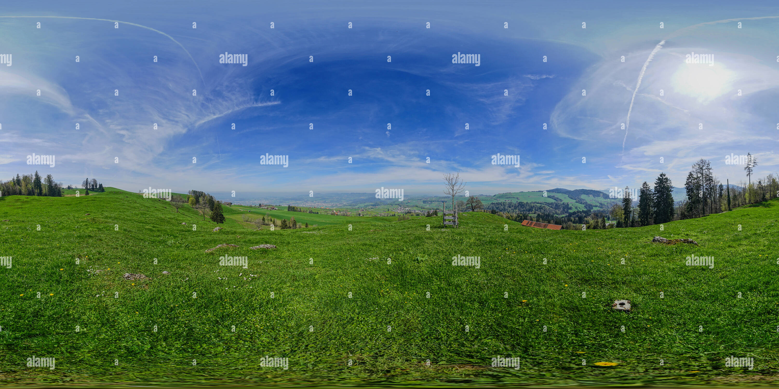 360° view of Zugerberg Baar via Brunegg 5 - Alamy