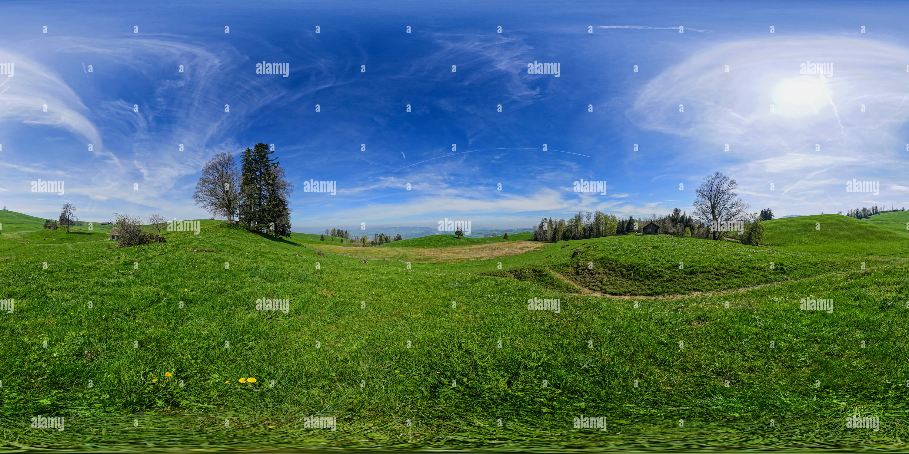 360° view of Zugerberg Baar via Brunegg 4 - Alamy