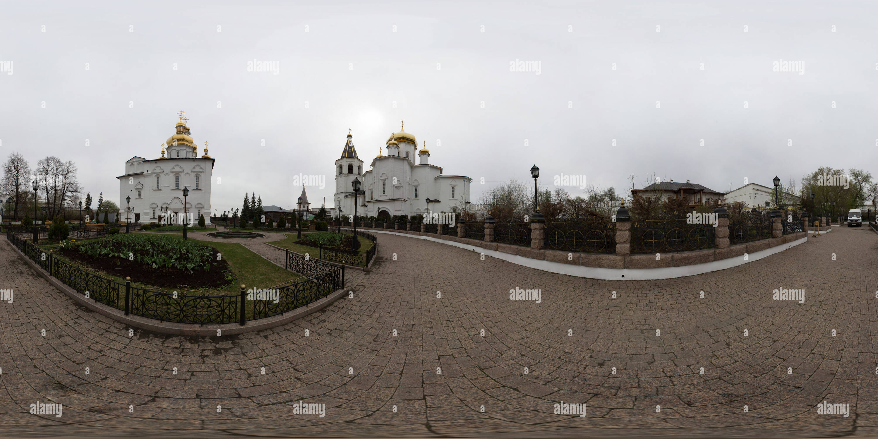 360° view of Holy Trinity Monastery - Alamy