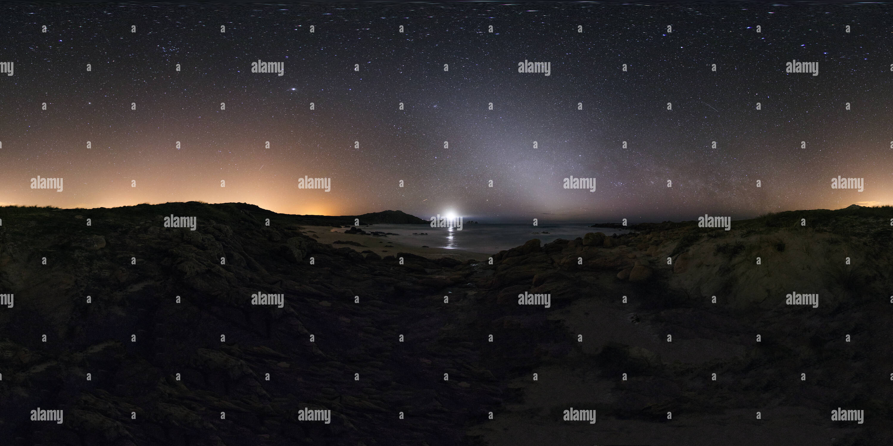 360° view of Cabo Vilano 360 - Alamy