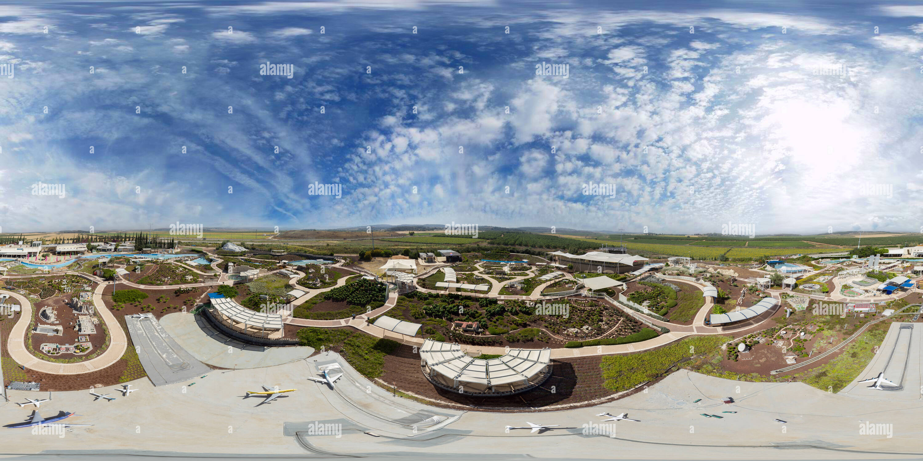 360° view of Air view, Park "Mini Israel - Alamy
