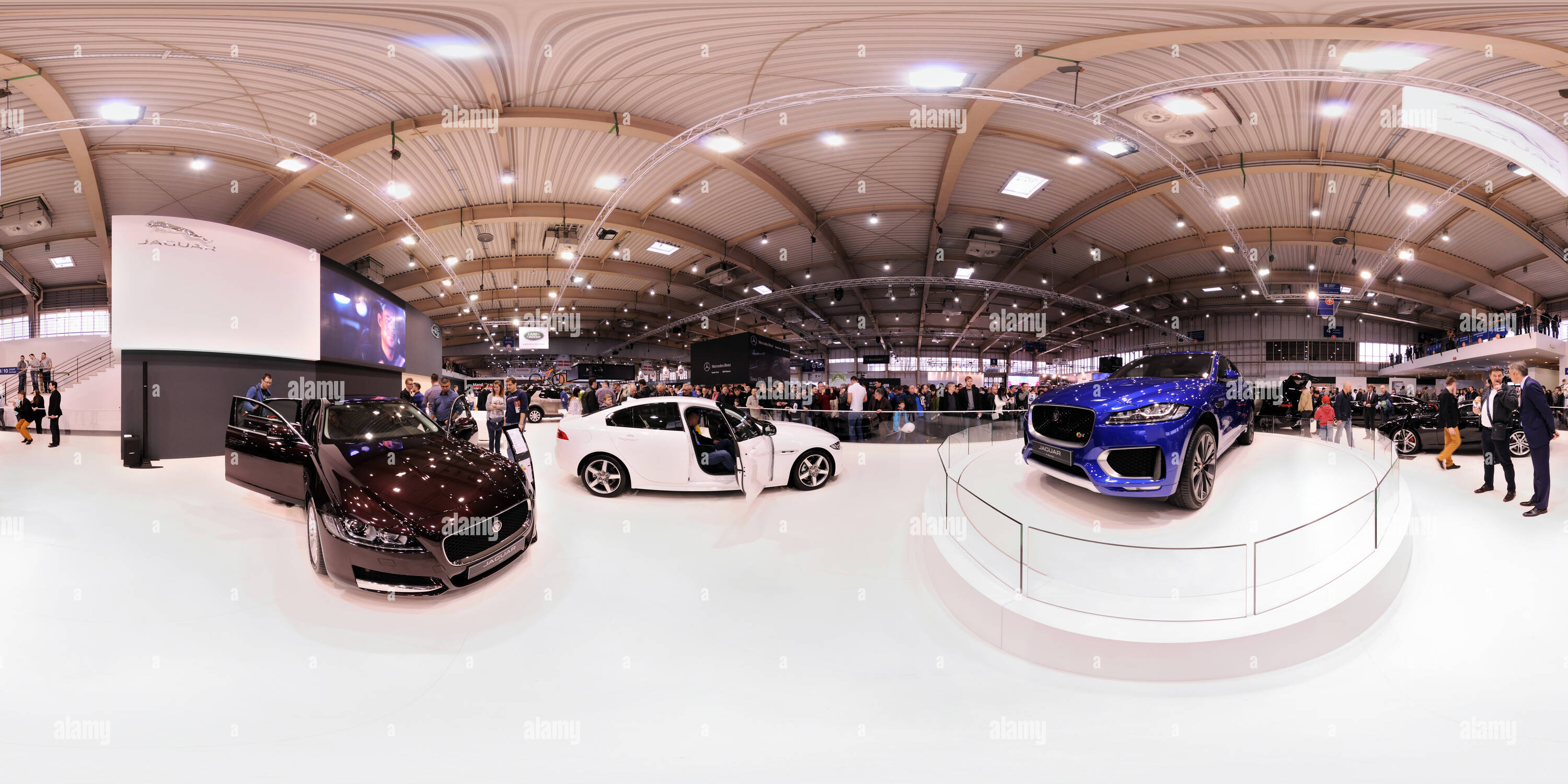 360° view of Motor Show 2016 (7720 - Alamy