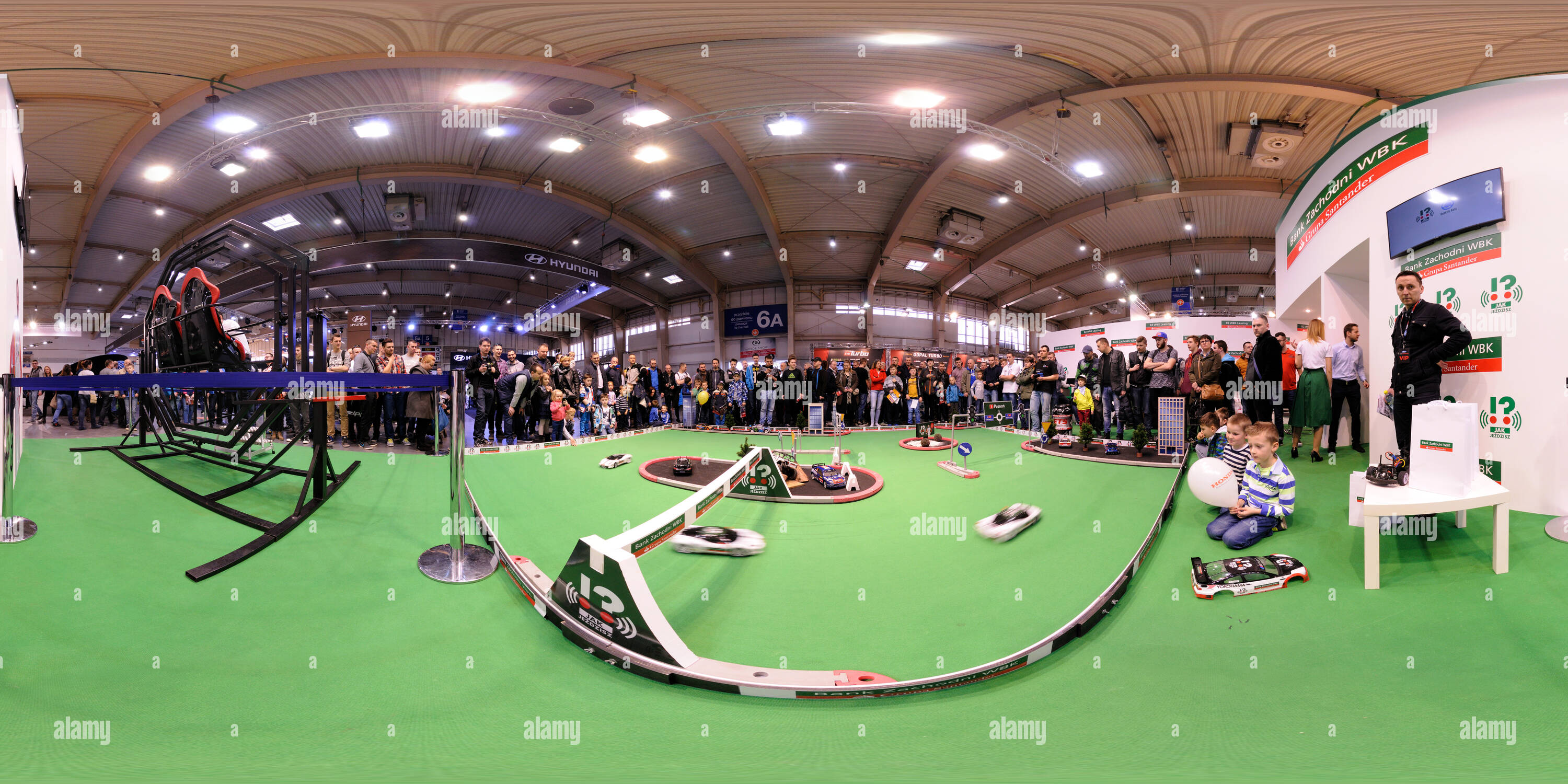 360° view of Motor Show 2016 (7725 - Alamy