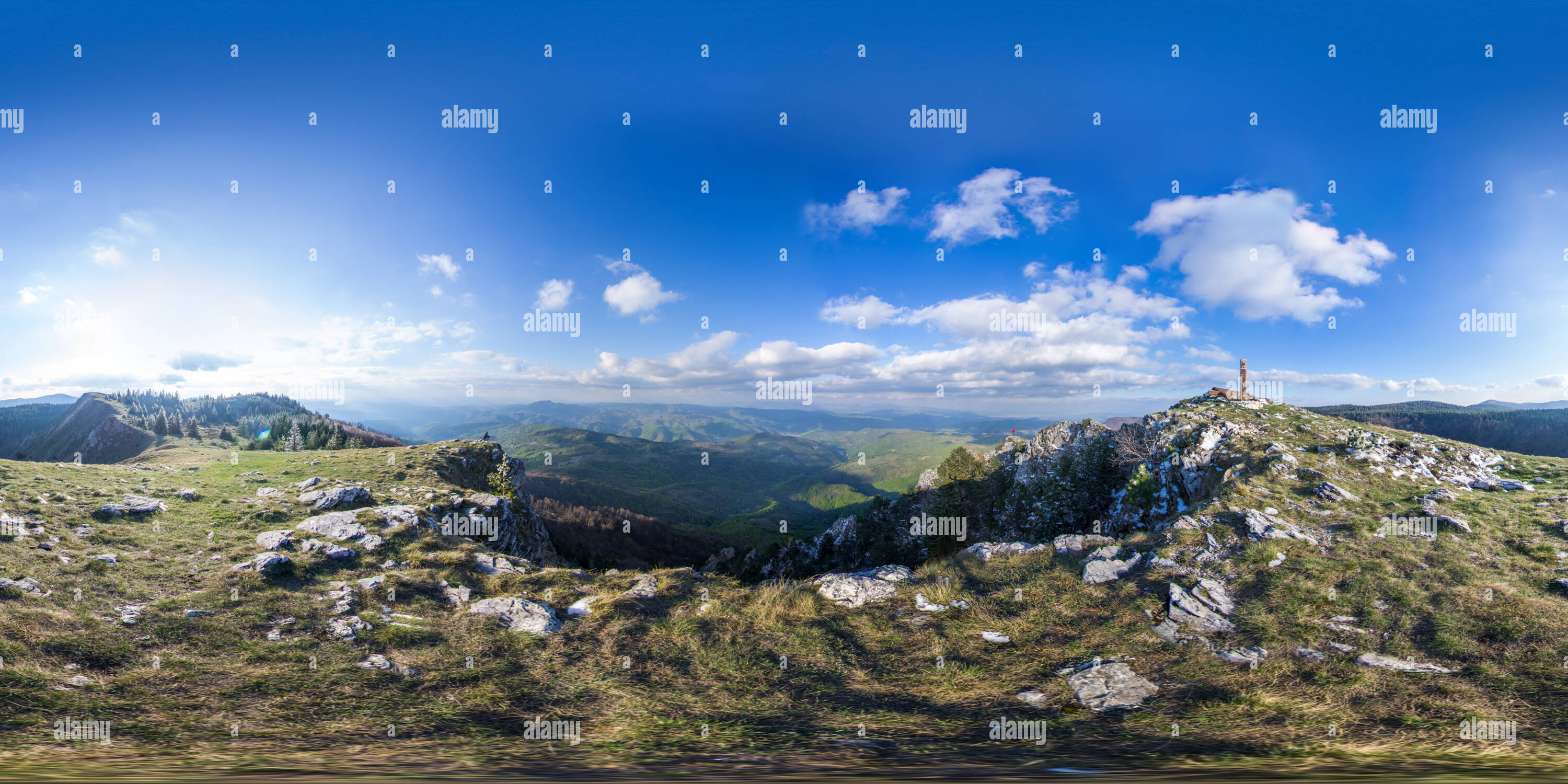 360° view of Top of the Berim - Alamy