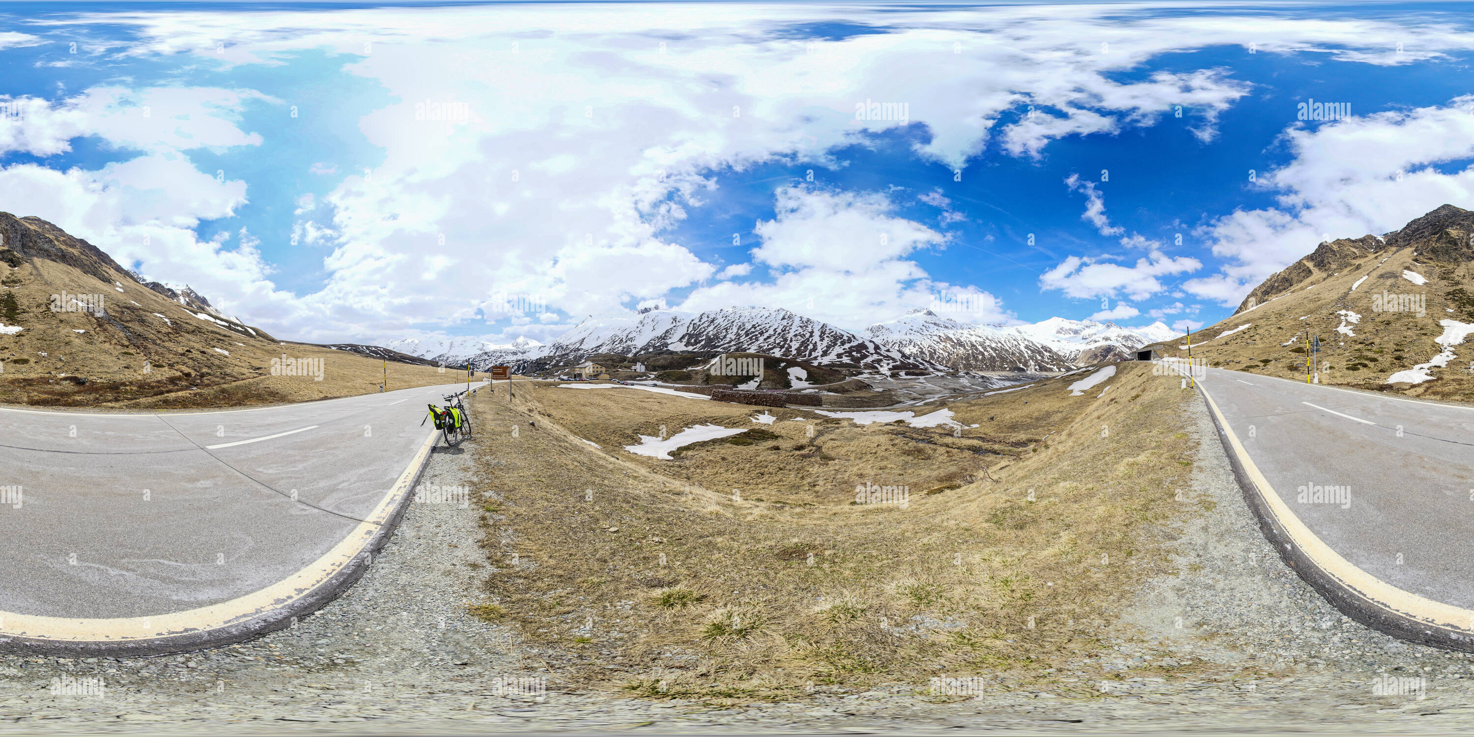360° view of Oberalp Pass and Lukmanier Pass 10 - Alamy