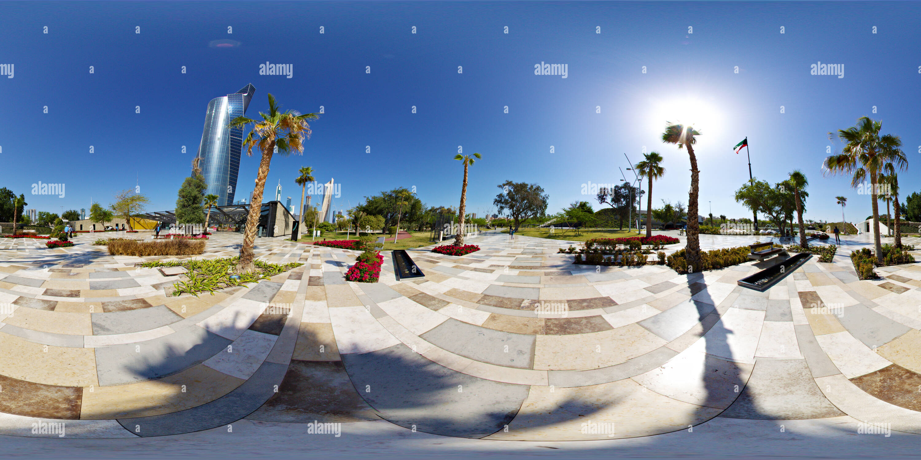 360° view of Al Shaheed Park - Alamy