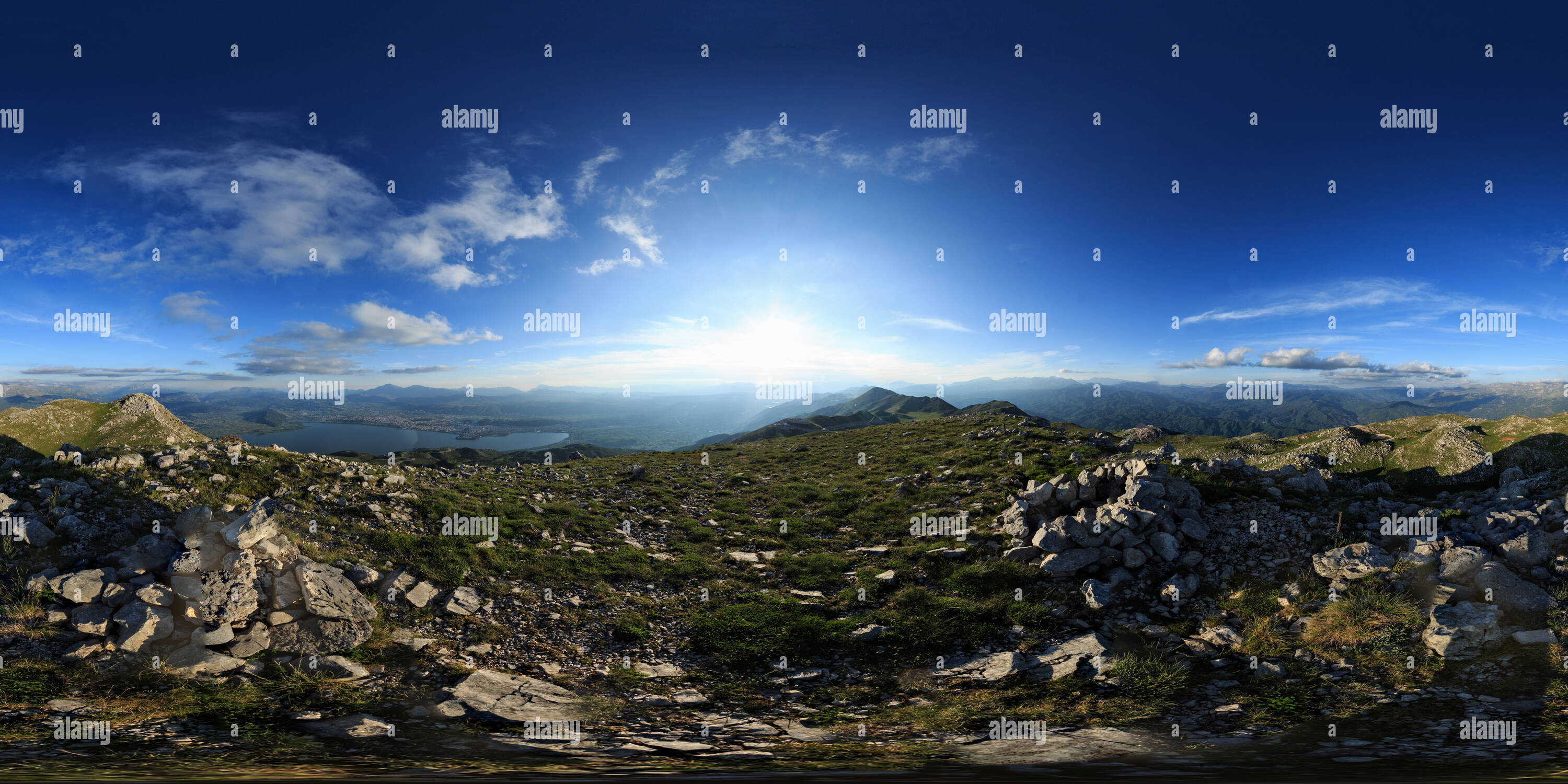 360° view of View from the top of Mitsikeli - Alamy