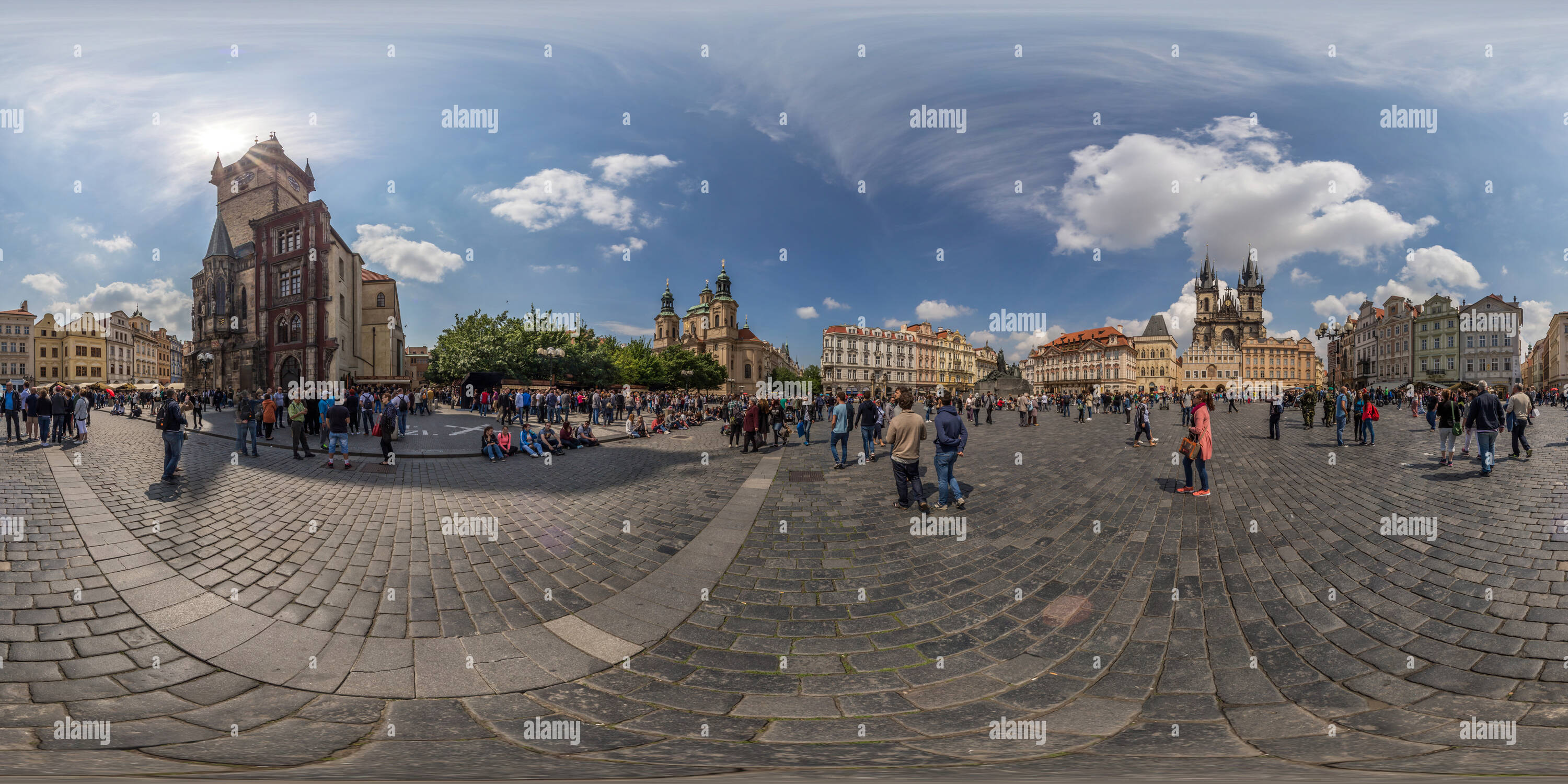 360° view of Old Town Square - Alamy