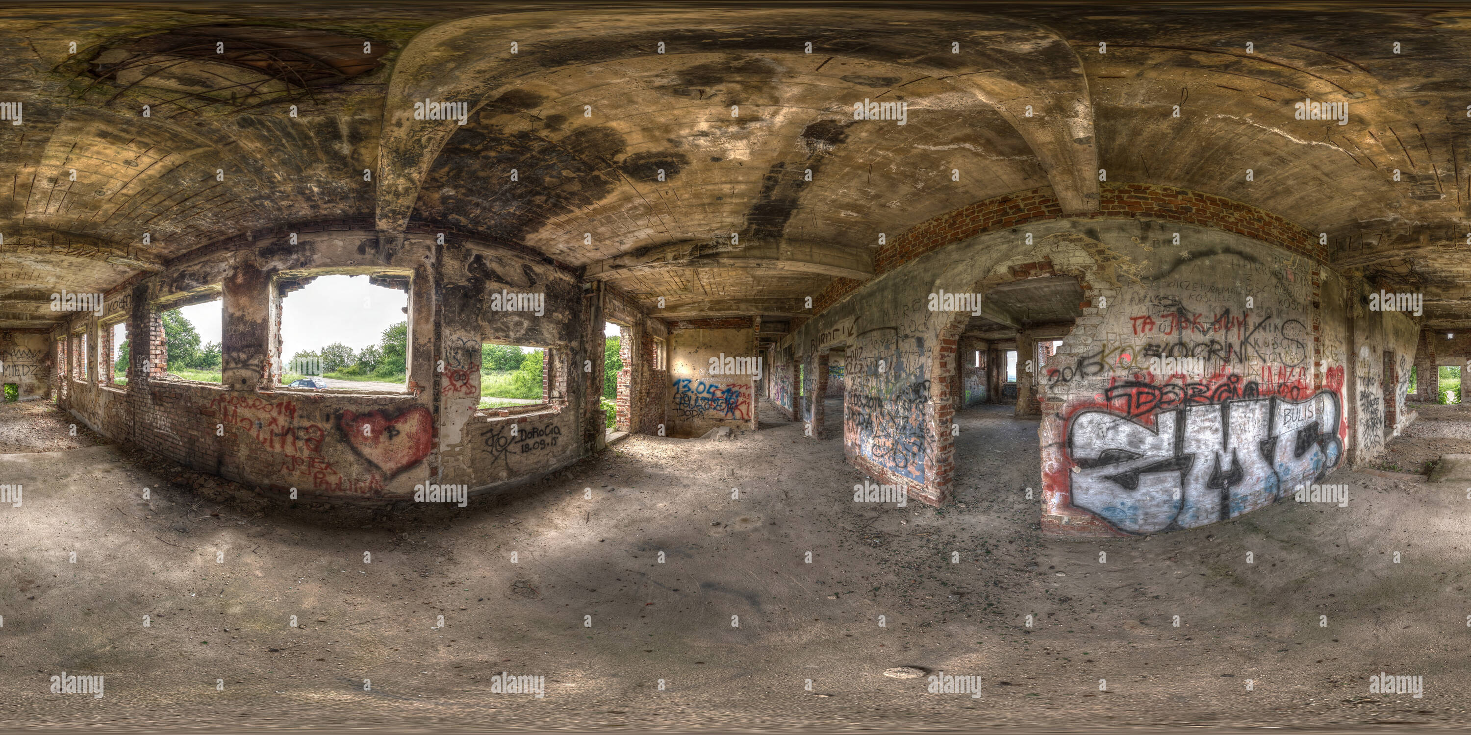 360° view of Abandoned Radio Station 3 - Alamy