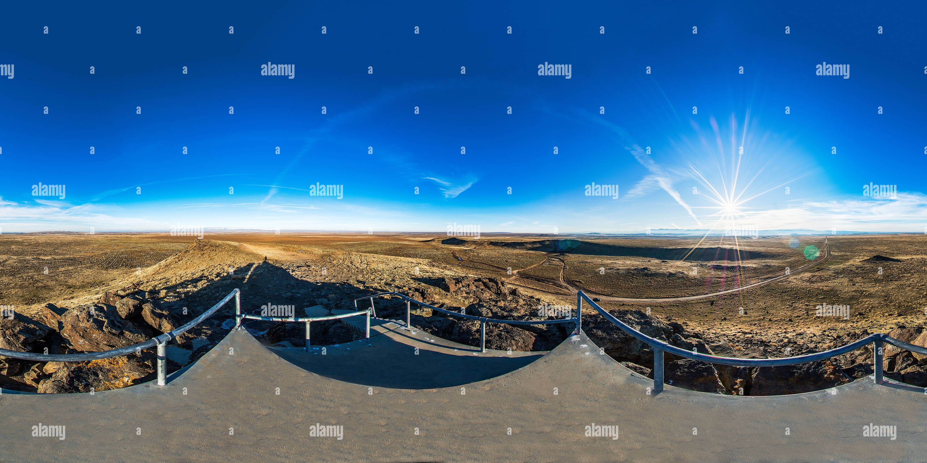 360° view of Sunset at Initial Point, Idaho, United States - Alamy