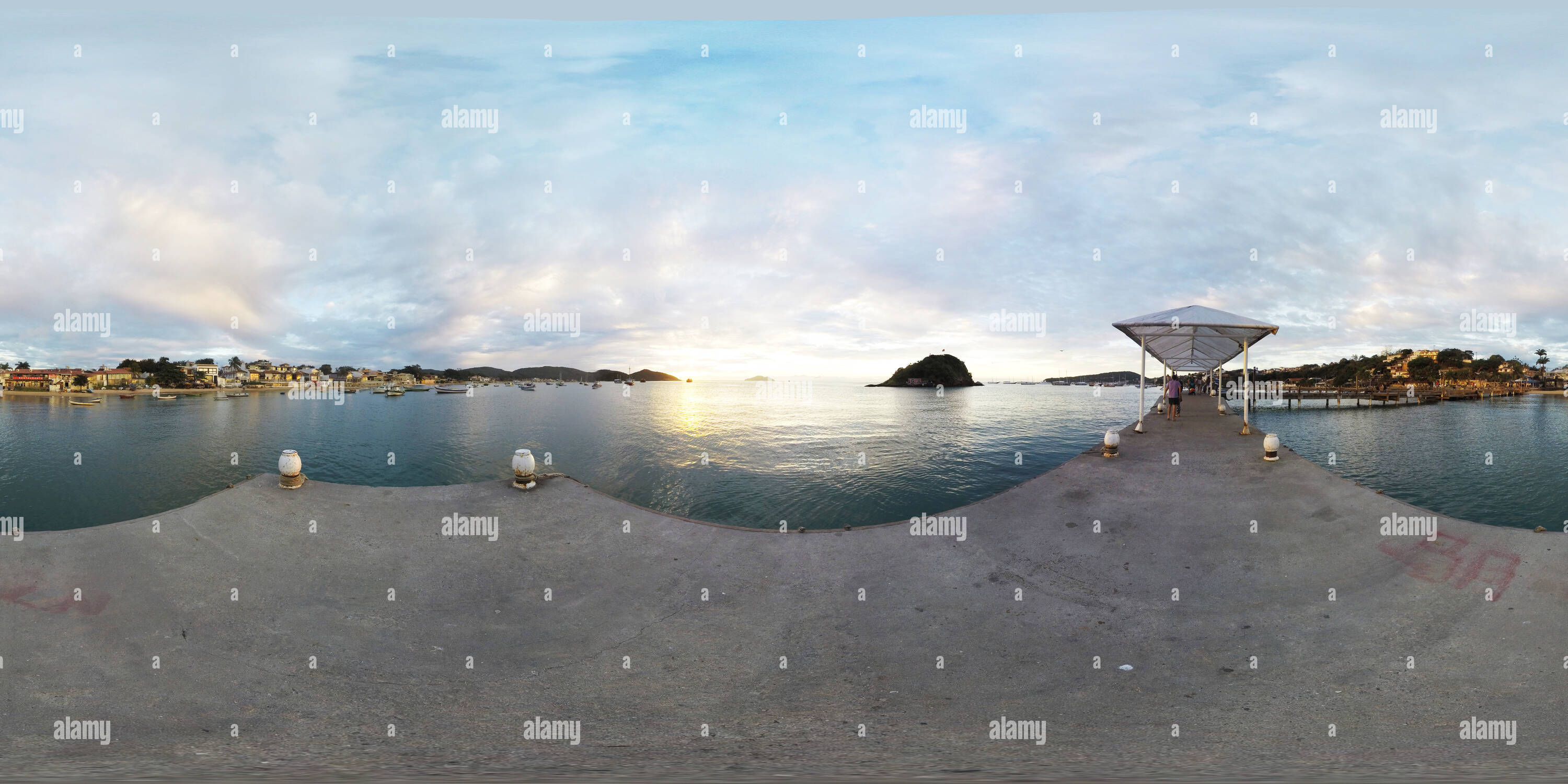 360° view of Pier Praia de Búzios Rio de Janeiro - Alamy