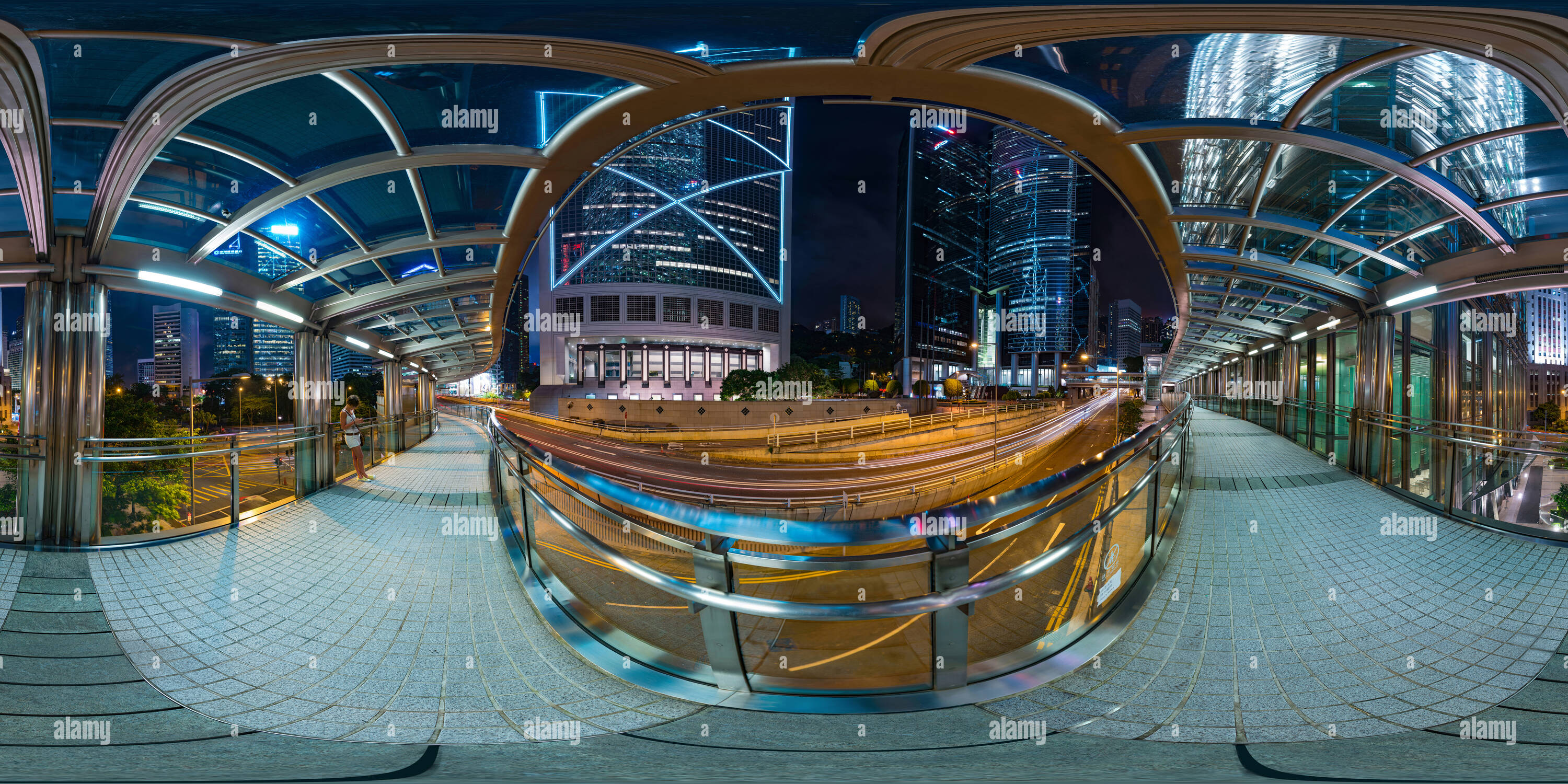 360° view of China Tower By Walkway In Garden Rd - Alamy