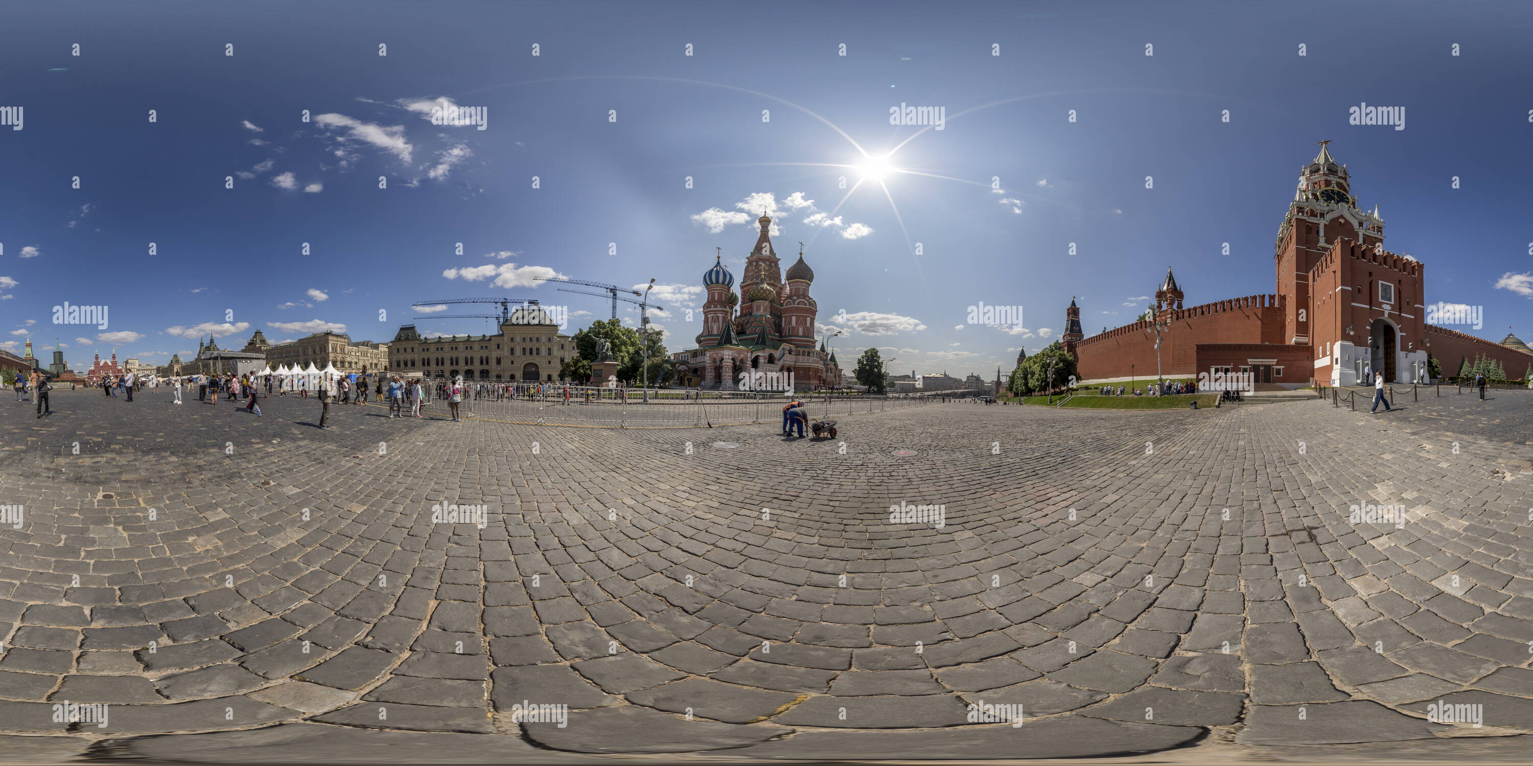 360° view of Royal Tower Red Square In Moscow 01 - Alamy