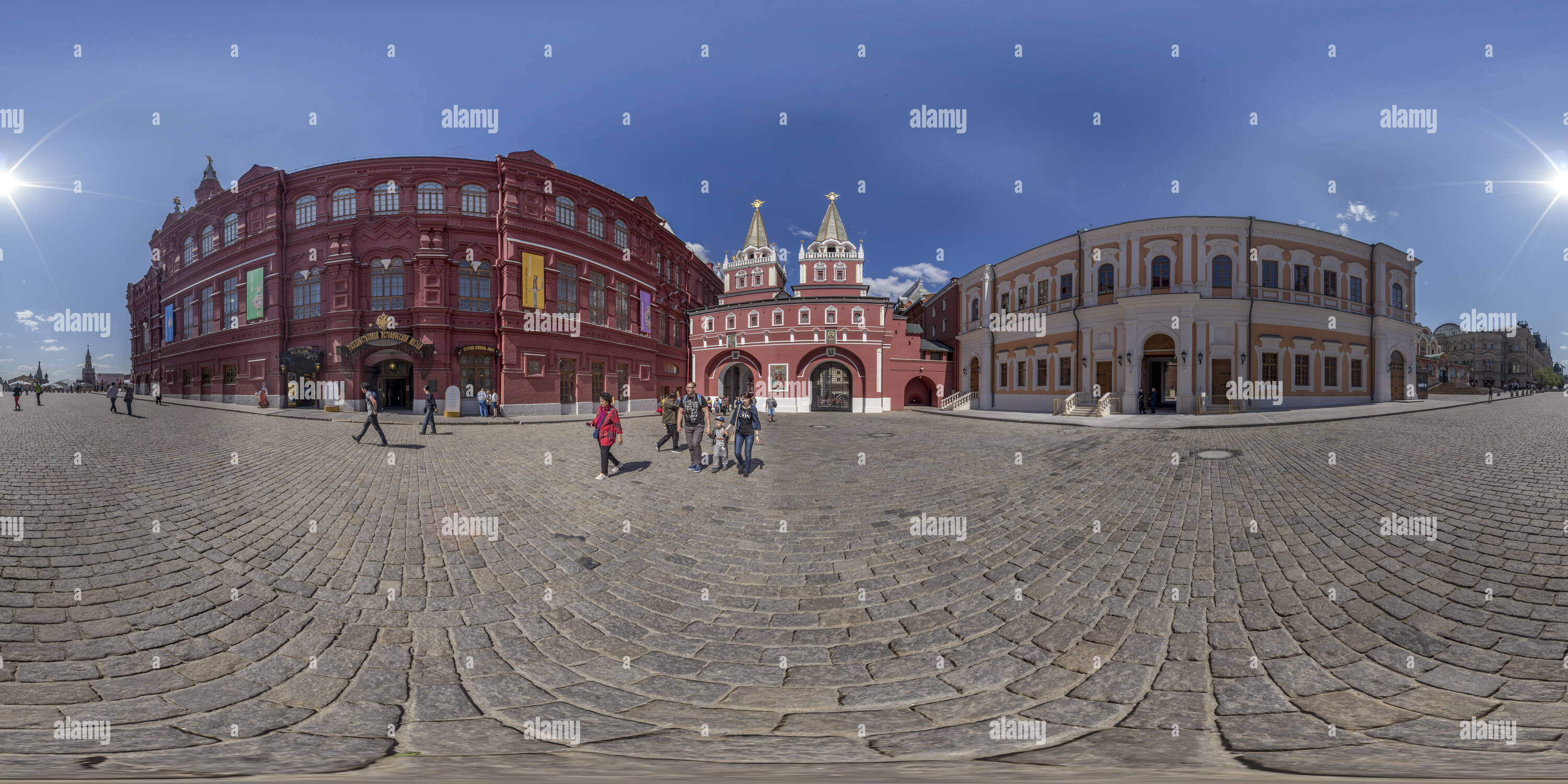 360° view of The State Historical Museum In Moscow 01 - Alamy