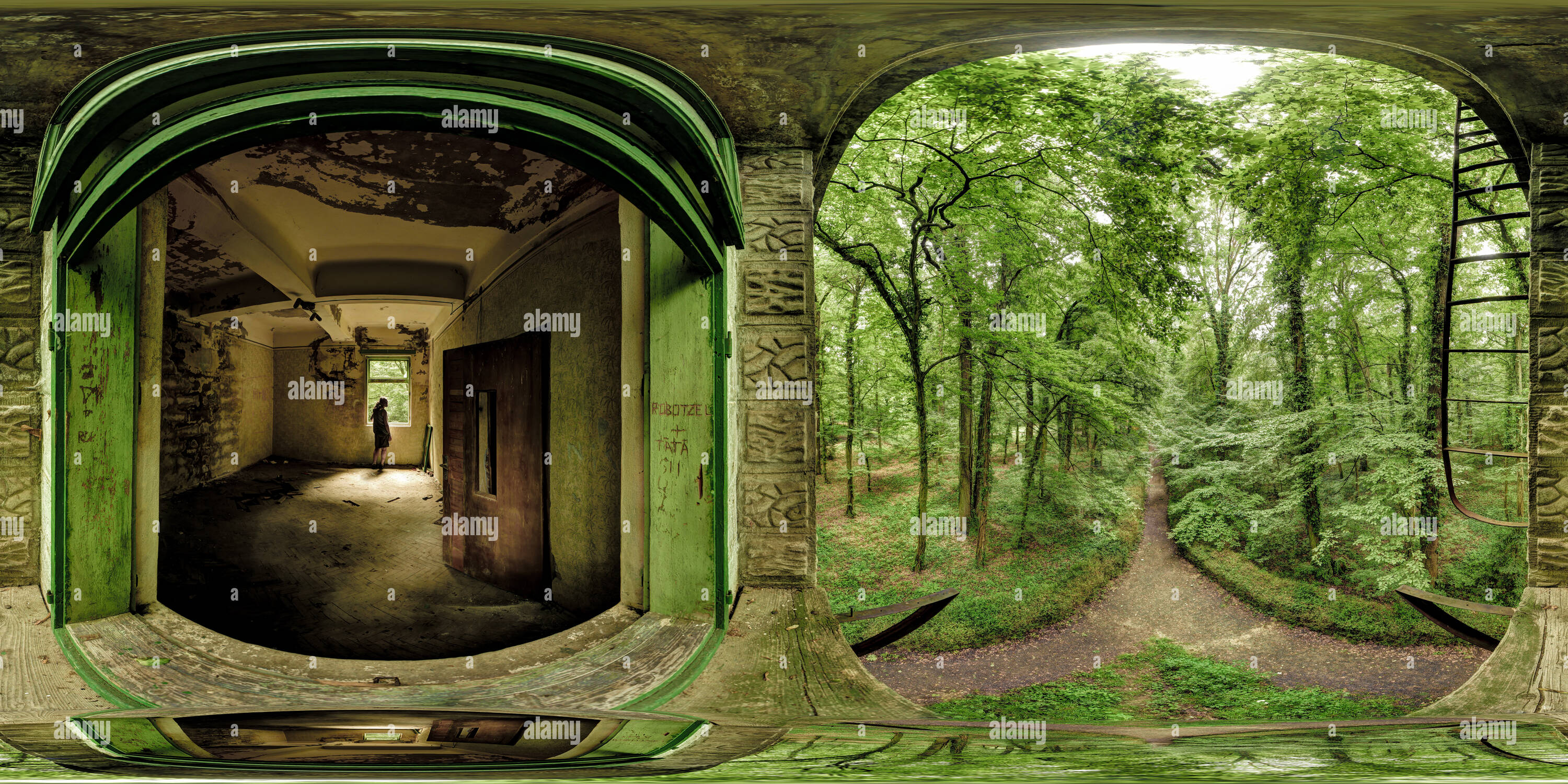 Arboretum water tower bazosul nou timiosara abandoned forest hi-res ...