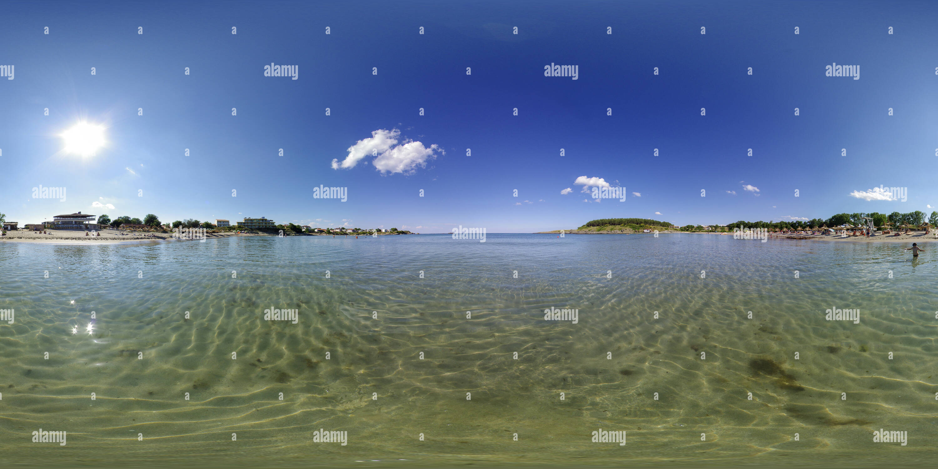 360° view of Arapya beach from the sea in Tsarevo, Bulgaria - Alamy