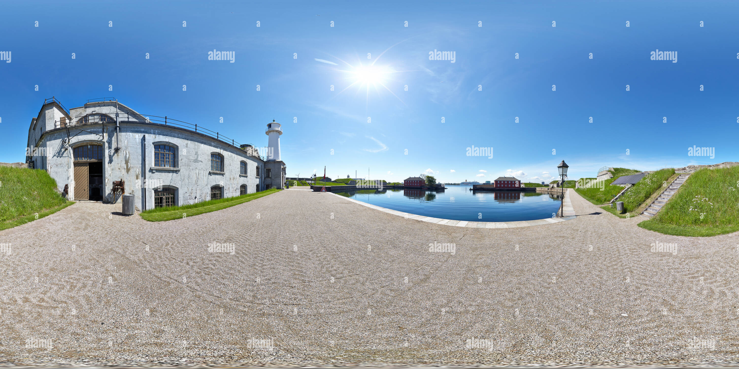 360° view of Trekroner Fort, København - Alamy